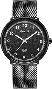 Amazon.com: GEDIYAR Relojes minimalistas para hombre con funda delgada ...