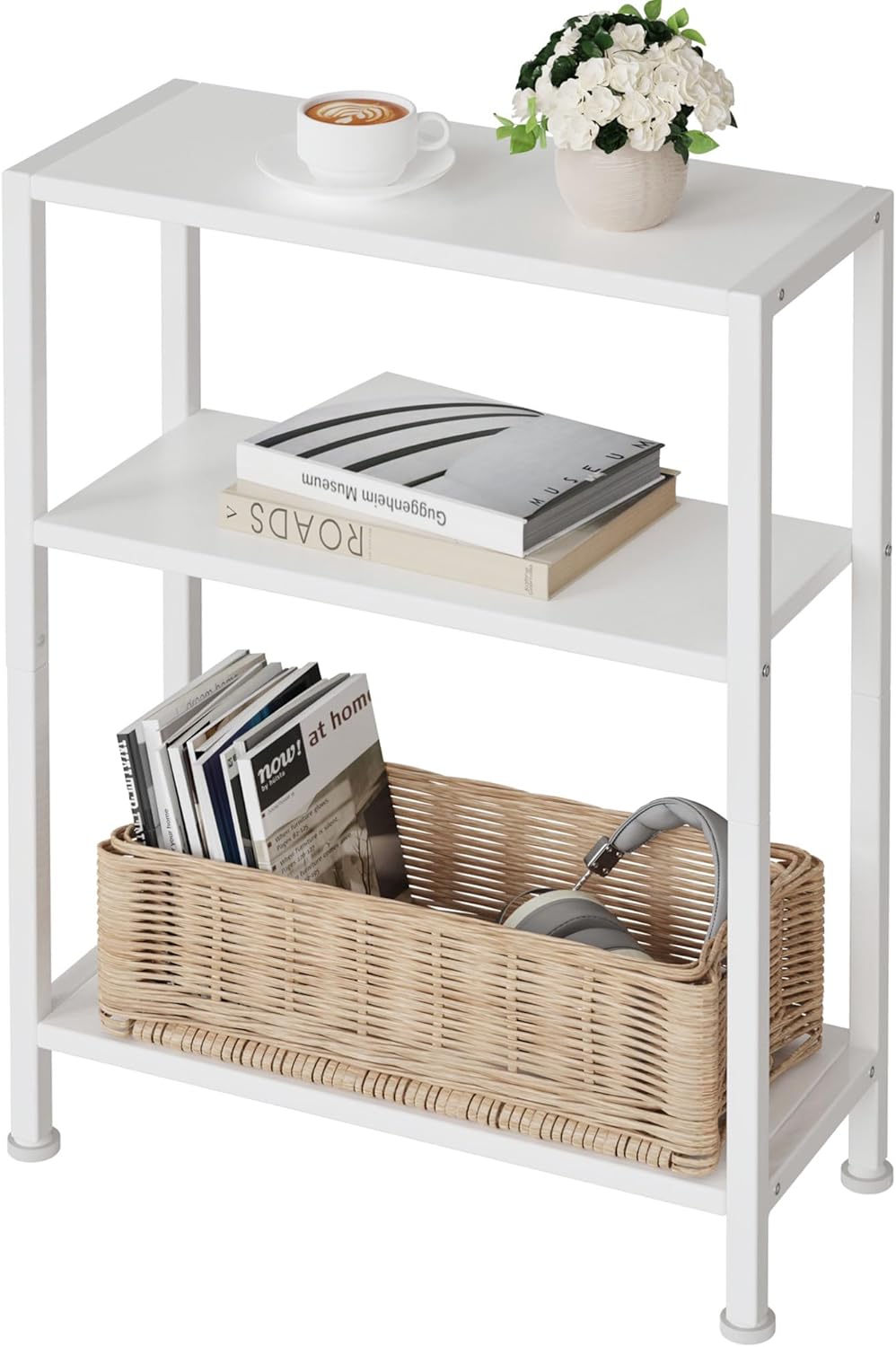 Amazon.com: Vantimo 3-Tier Side Table, Small End Table, Sofa Side Table ...