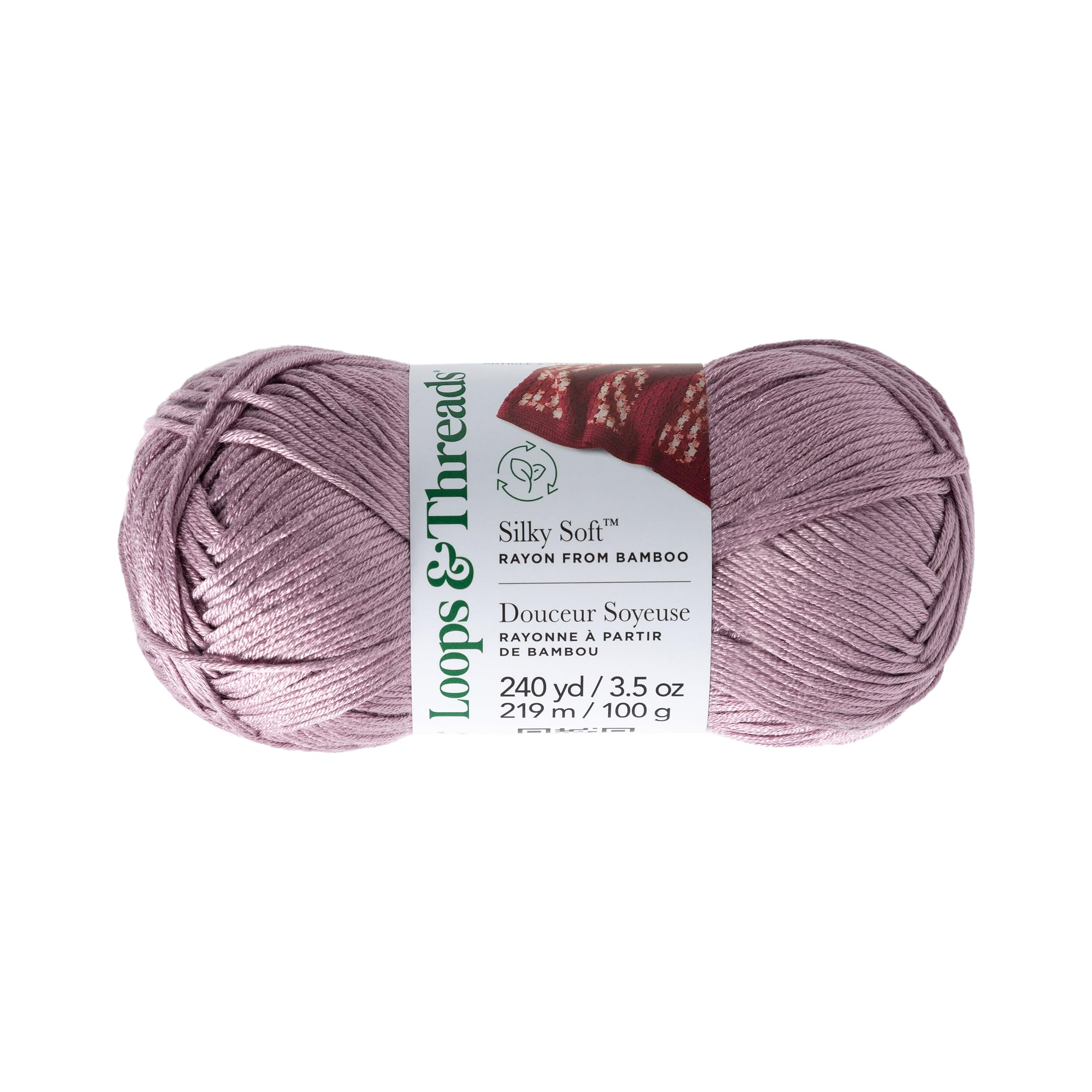 Amazon.com: Silky Soft Yarn by Loops & Threads - Yarn for Knitting ...