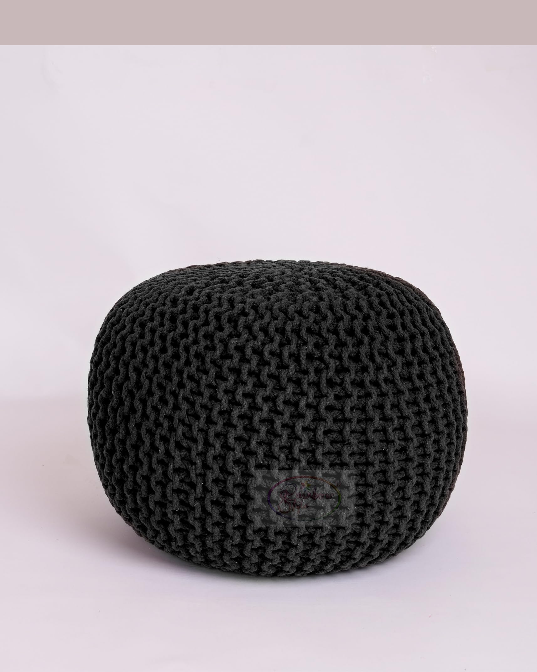 Home Sweet Home UK Handmade Ottoman Large Knitted Pouffe Footstool ...