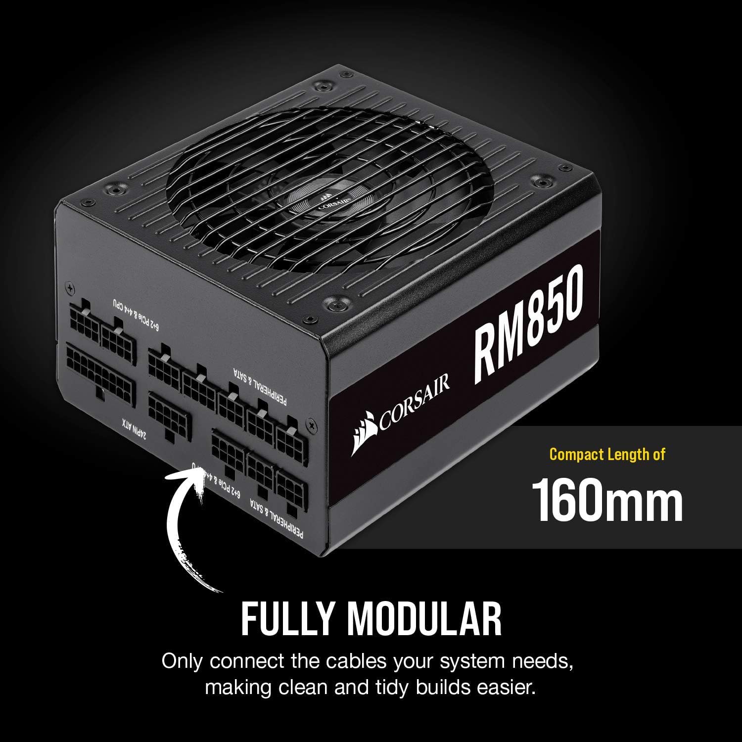 Snapklik.com : Corsair RM Series, RM850, 850 Watt, 80+ Gold Certified ...