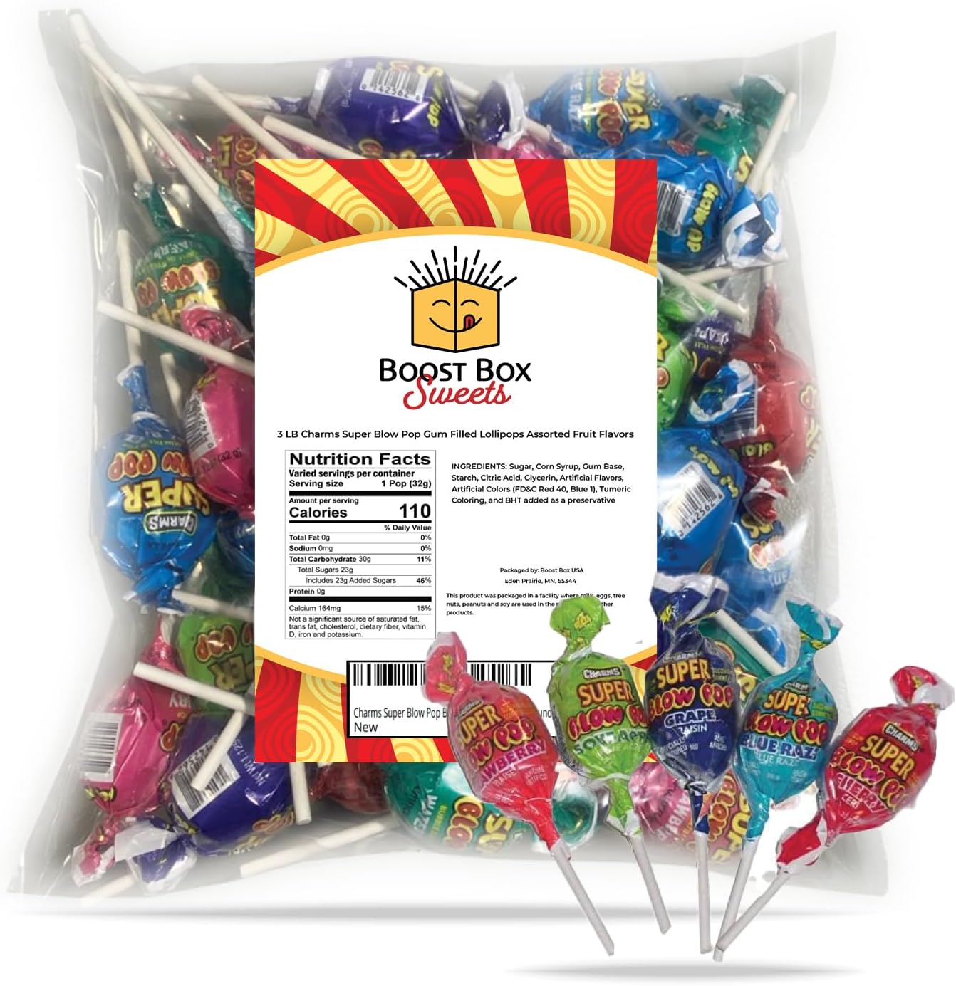 Amazon.com : Swirl Pops - Lollipop Suckers, 0.01oz (1-Pack of 12 ...