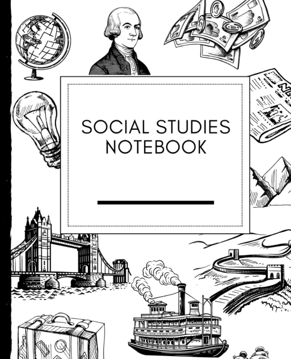 Interactive Social Studies Notebook: Fun Facts Inside (100 Lined Pages ...