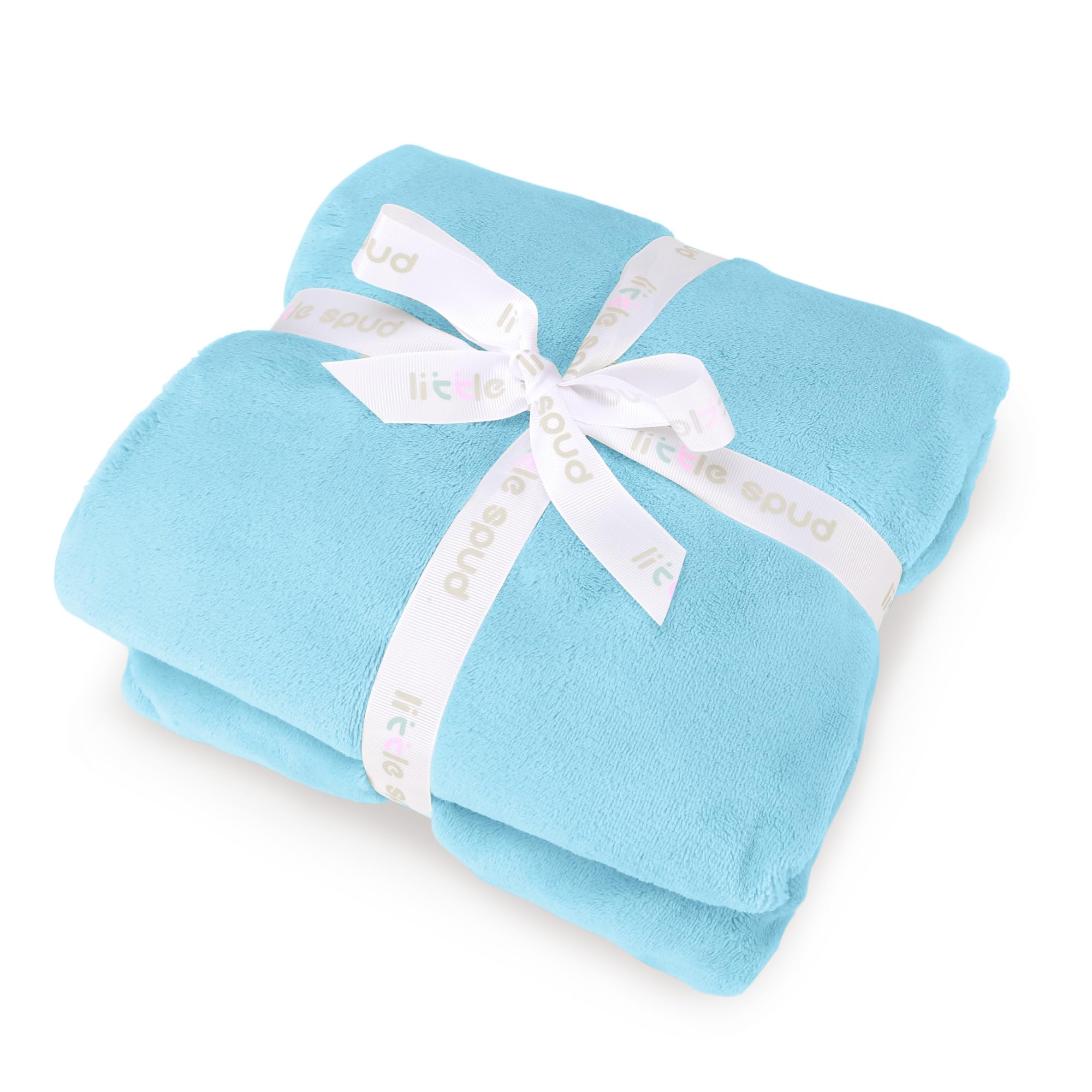 Amazon.com: LITTLE SPUD Fleece Baby Blankets Neutral for Boys and Girls ...