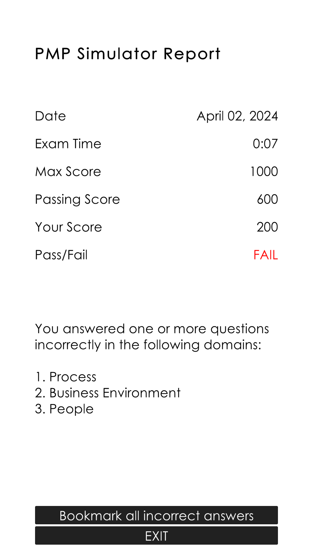 PMP Exam Simulator - App on Amazon Appstore