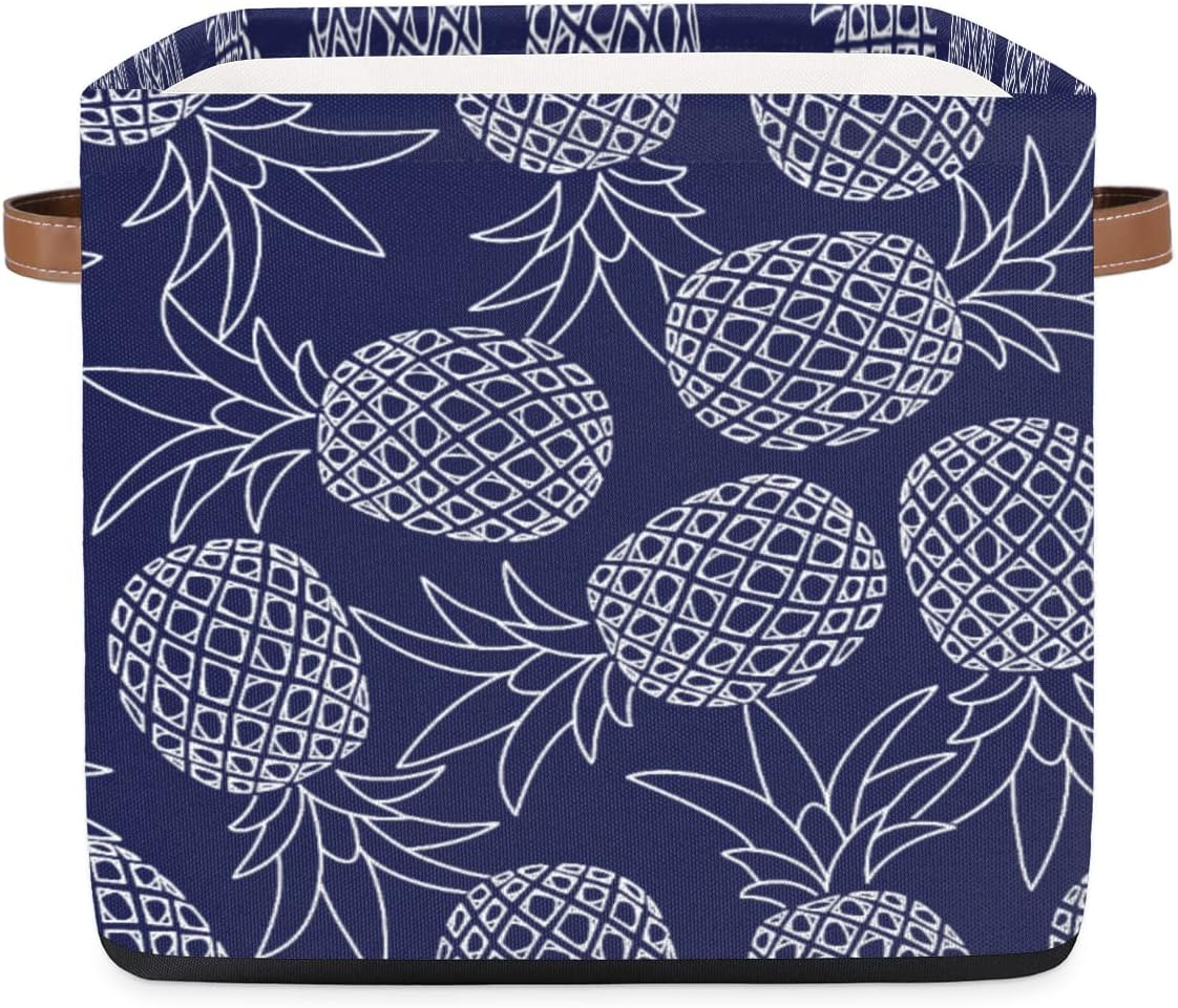 Amazon.com - Foldable Storage Bins 13x13 Storage Cubes Pineapple Design ...