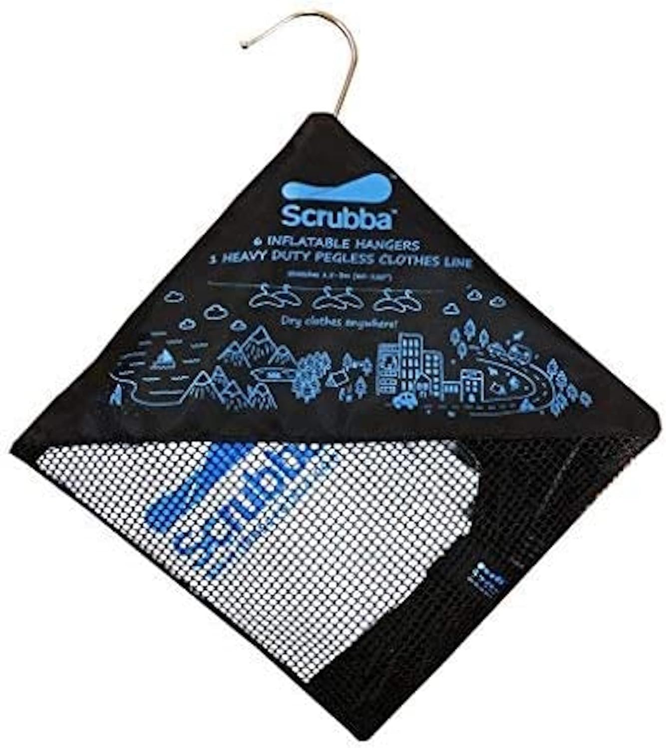 Amazon.com: Scrubba Drying Combo - Portable, Compact Clothes Drying Kit ...