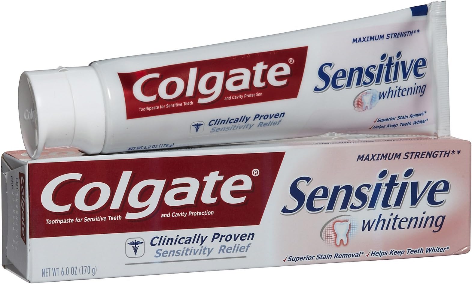 Amazon.com : Colgate Sensitive Maximum Strength Sensitive Toothpaste ...