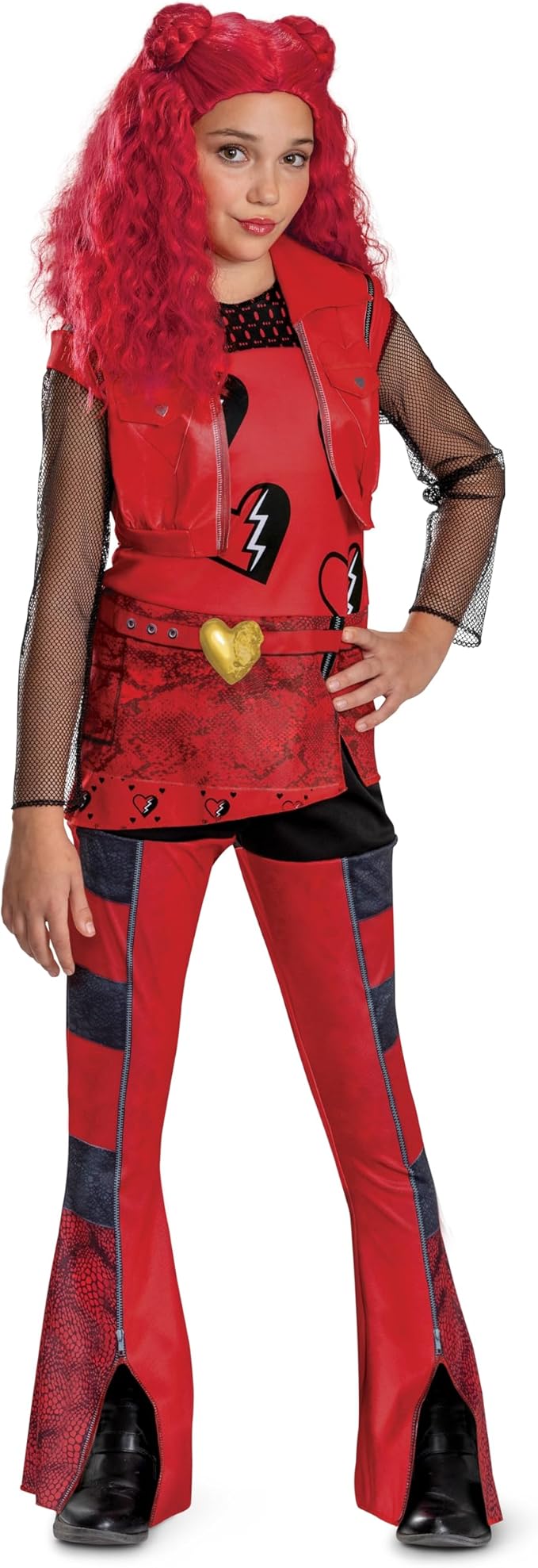 Amazon.com: Descendants Red Costume for Kids, Official Disney ...