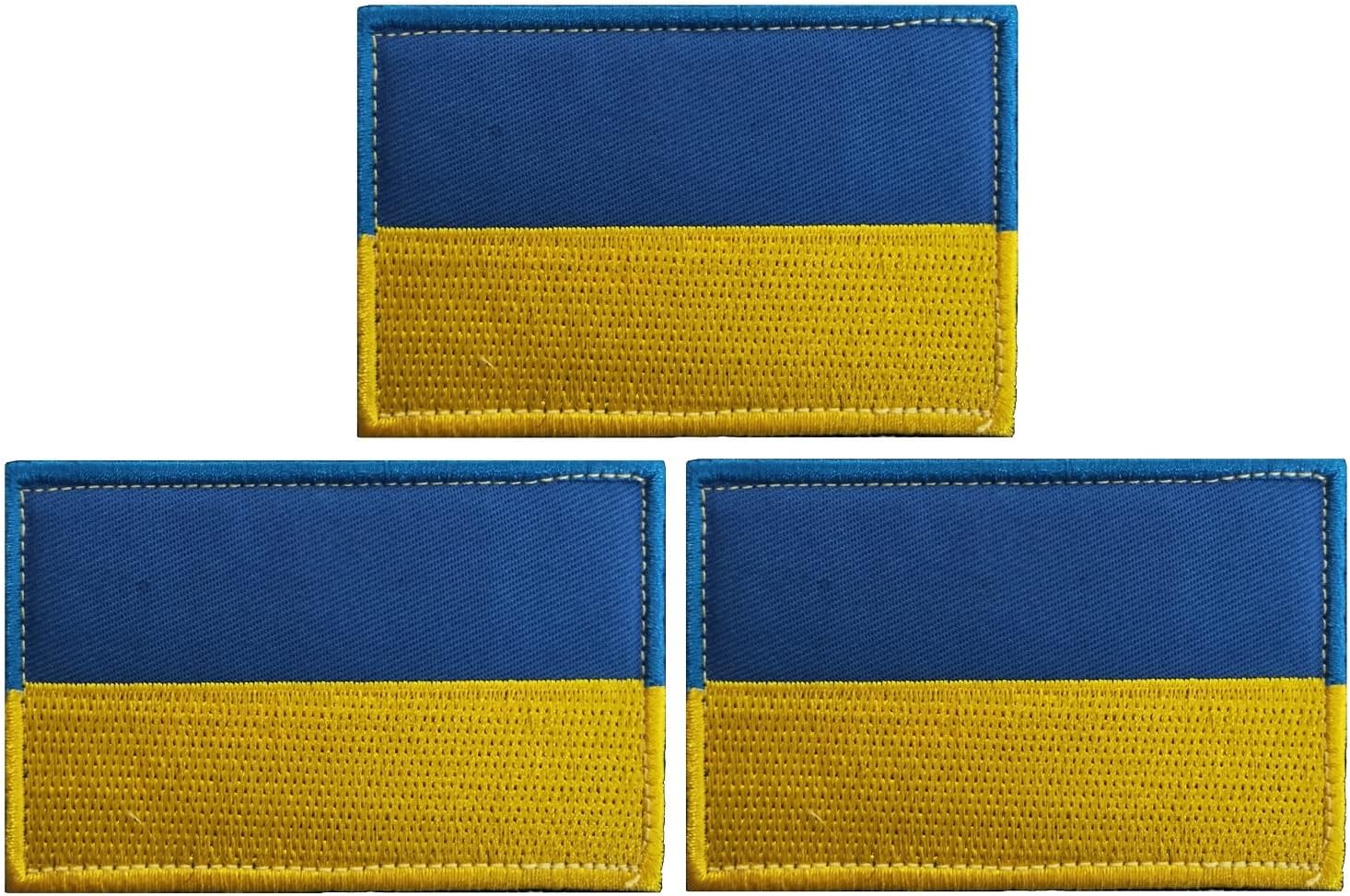 Amazon.com: Ukraine Flag Embroidered Patch Ukrainian Iron On Sew On ...