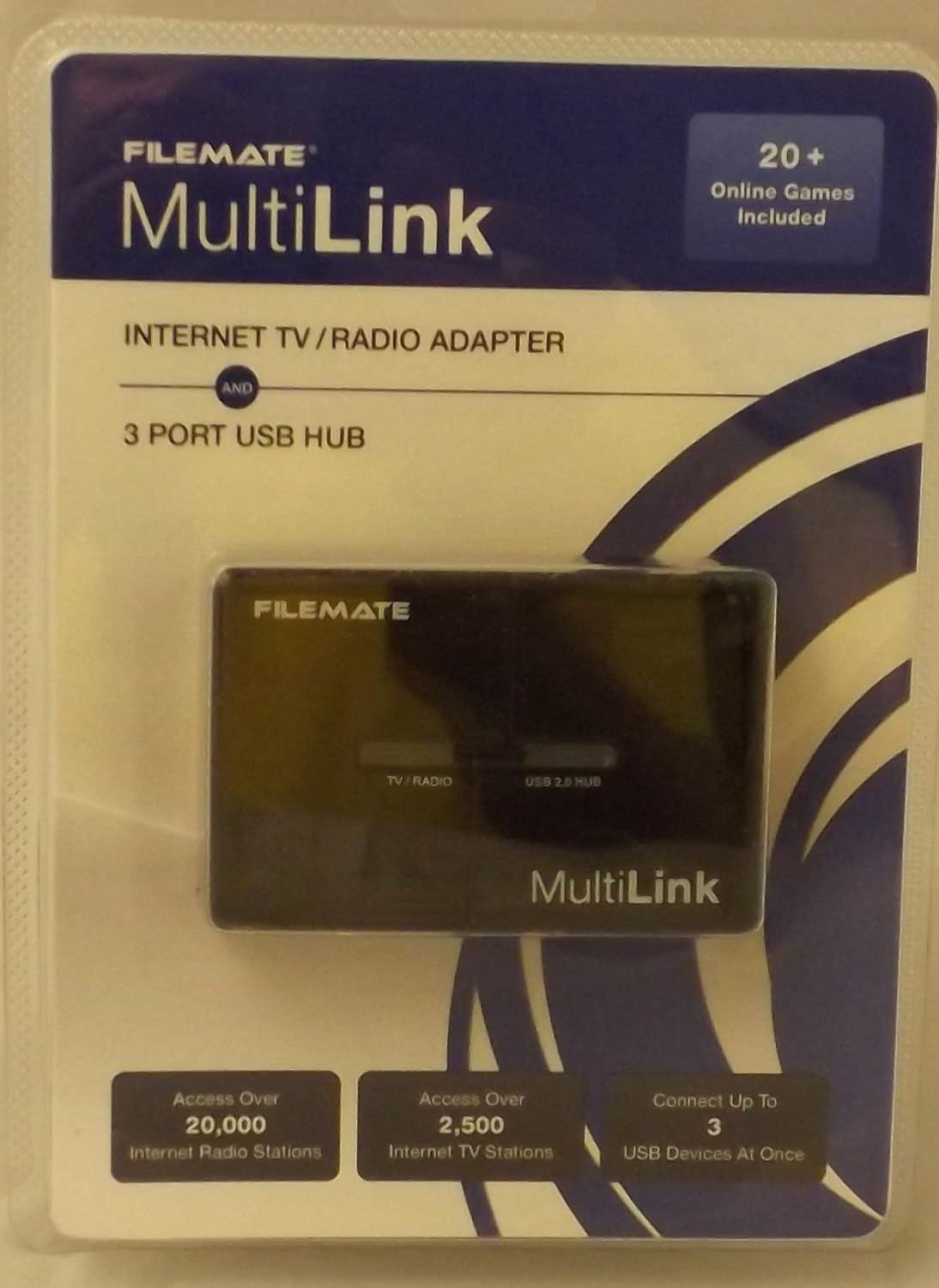 Amazon.com: Wintec FileMate MultiLink TV/Radio Adapter and 3-Port USB ...