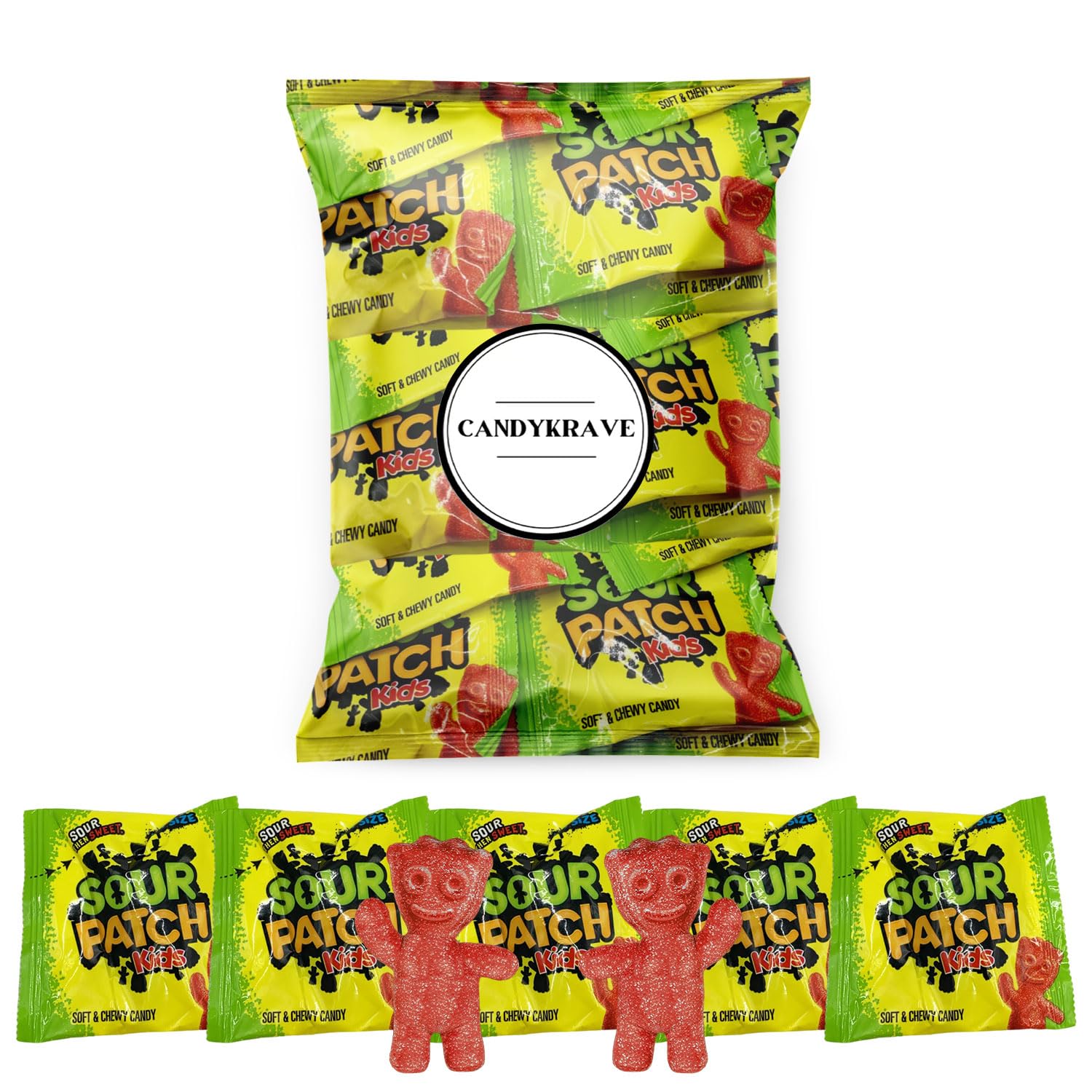 Amazon.com : SourPatch Kids Soft & Chewy Candy - Sour Flavor - 2 lbs ...