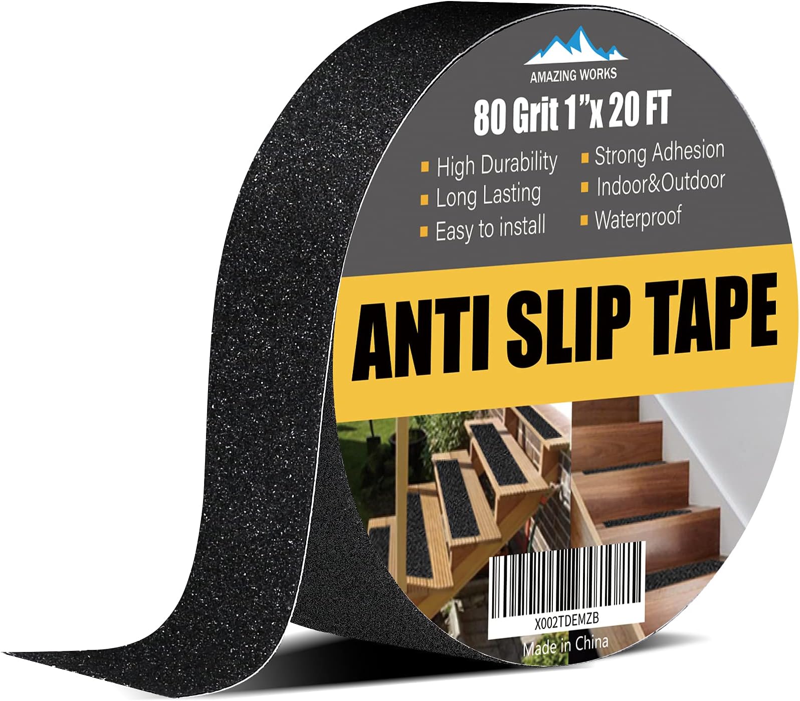 Amazon.com: VViViD Heavy-Duty Non-Slip Black Rubberized Self-Adhesive ...