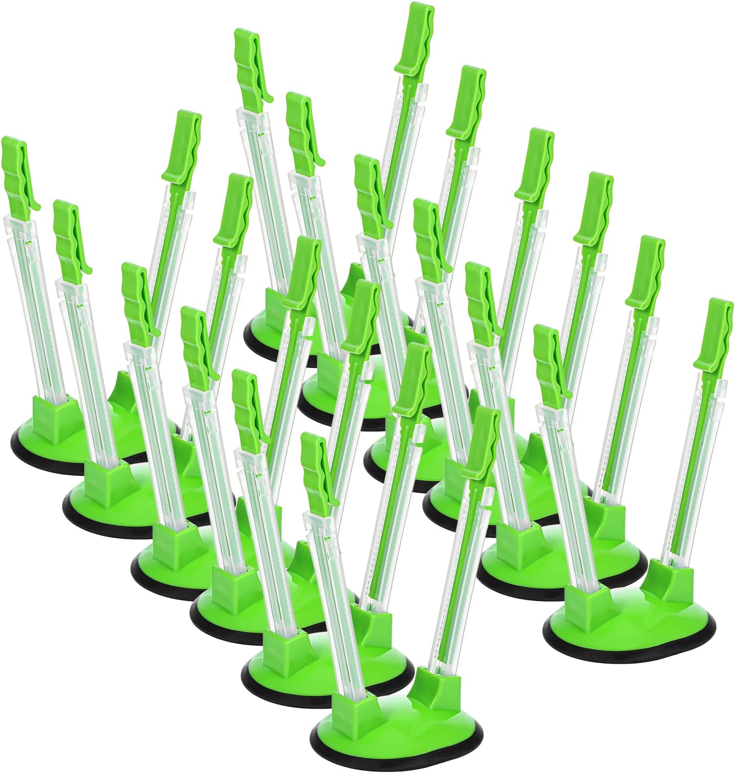 Amazon.com: 12 Pack Baggy Rack Stand Adjustable Freezer Bag Holder ...