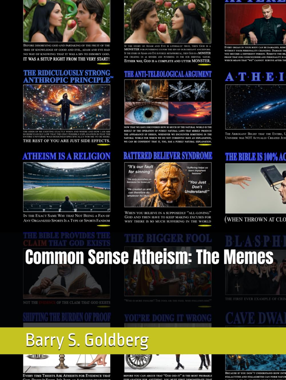 Common Sense Atheism: The Memes: Goldberg, Barry S: 9798325965067 ...