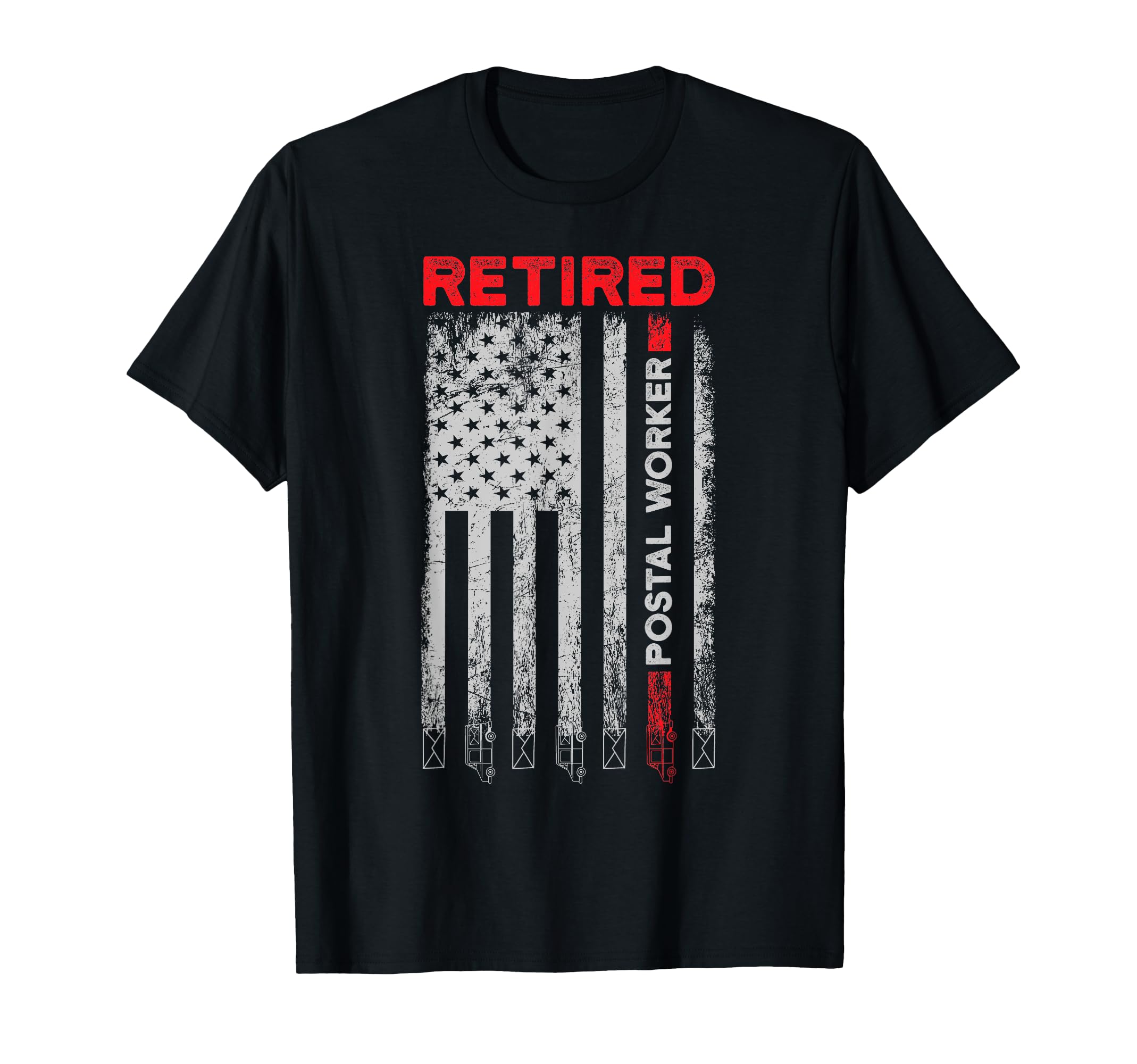 Amazon.com: Retired Postal Worker Achieved Mailman Retirement T-Shirt ...