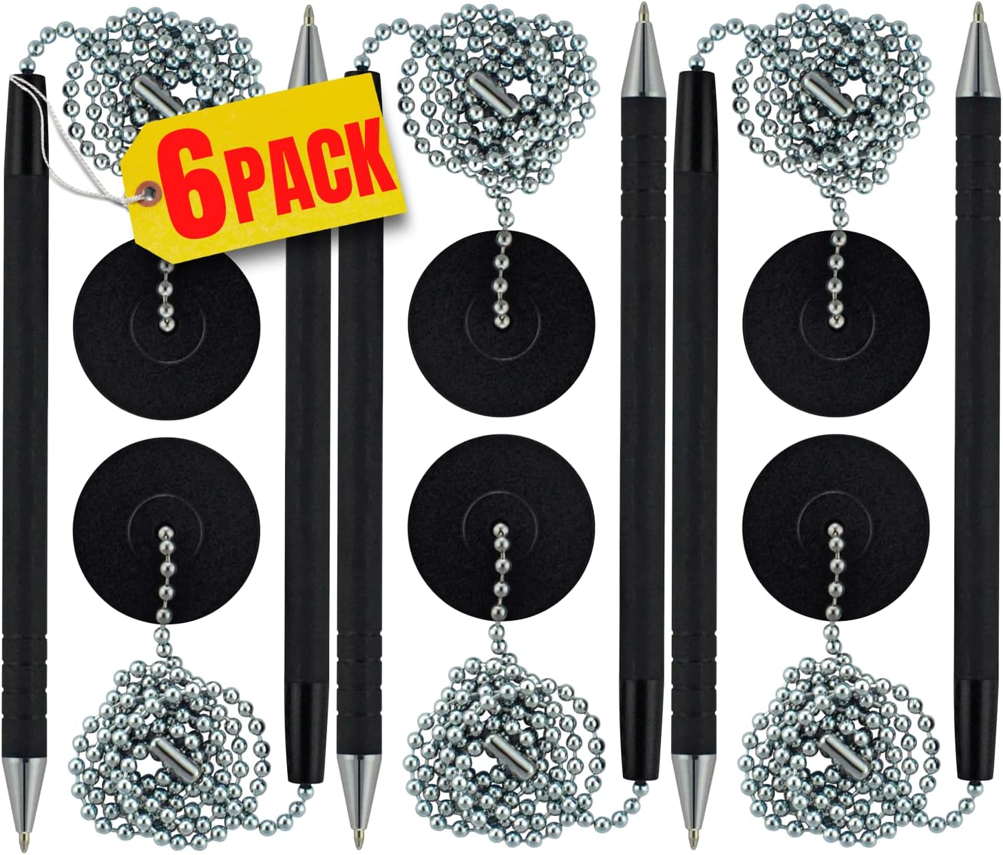 1InTheOffice Pen with Chain, Counter Security Pen, Pen Holder with ...