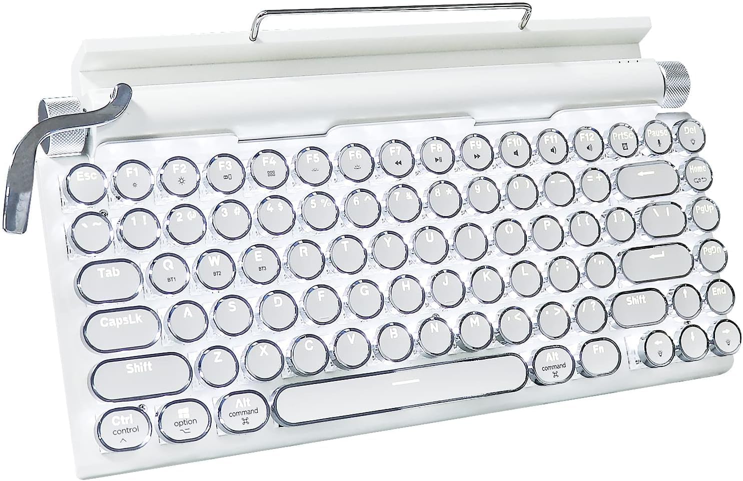 Amazon.com: ZYQM Retro Typewriter Mechanical Wireless Keyboard with ...