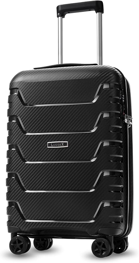 Amazon.com | LUGGEX 22x14x9 Carry On Luggage with Wheels - 20 Inch PP ...
