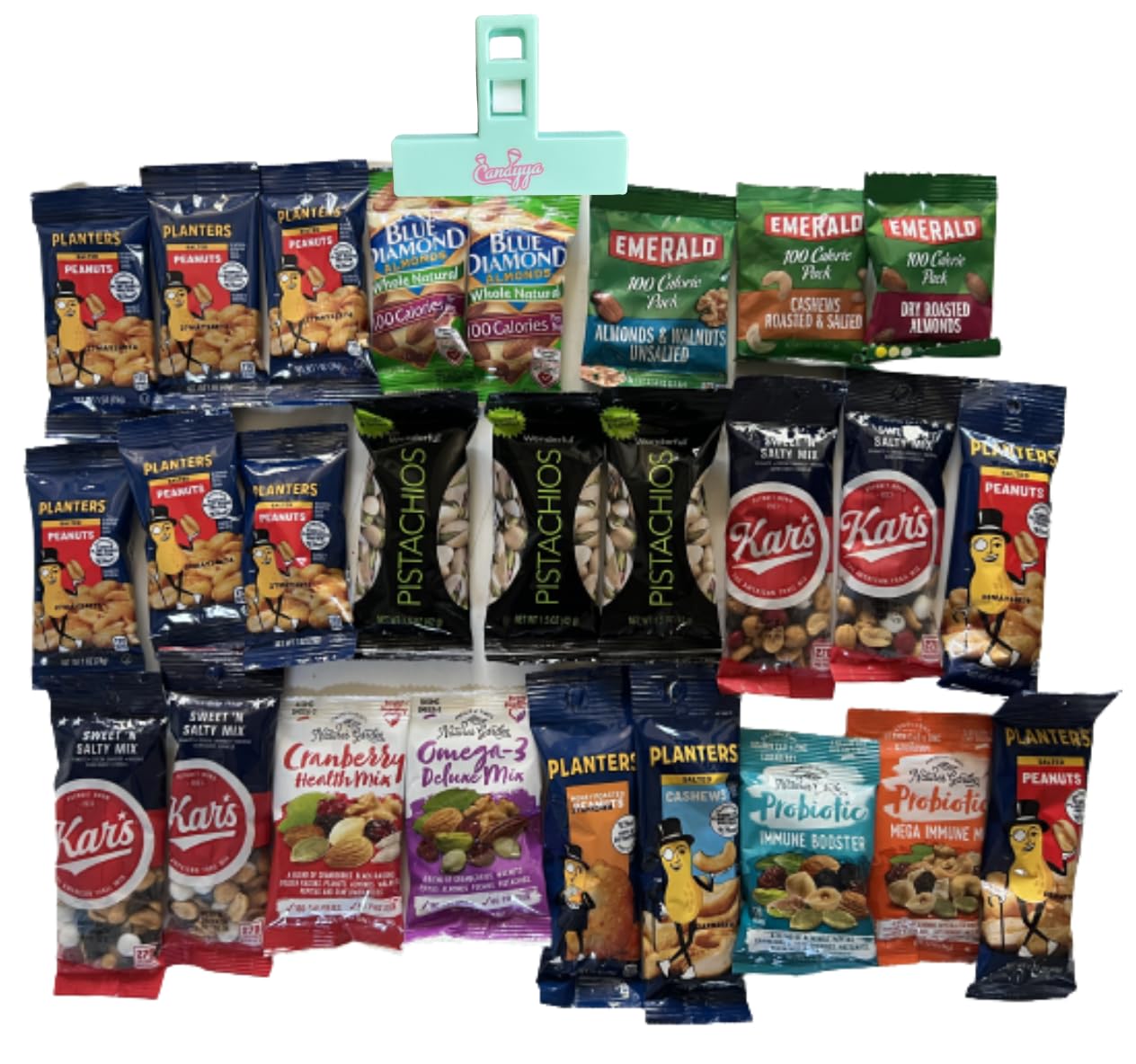 Amazon.com : 26 Individual Nuts Snack Packs, Trail Mix Individual Packs ...