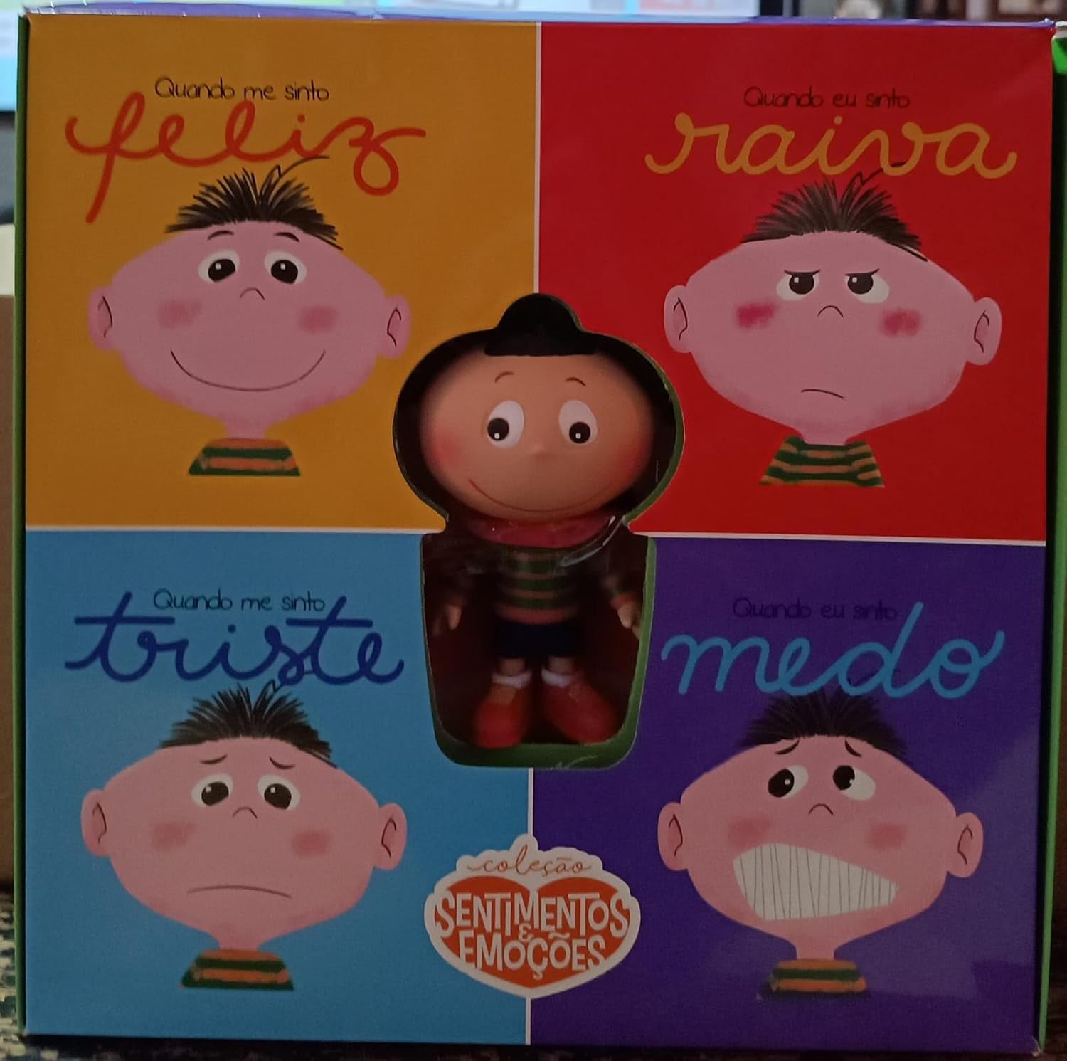 Conjunto - Sentimentos e Emocoes + Boneco Feliz | Amazon.com.br