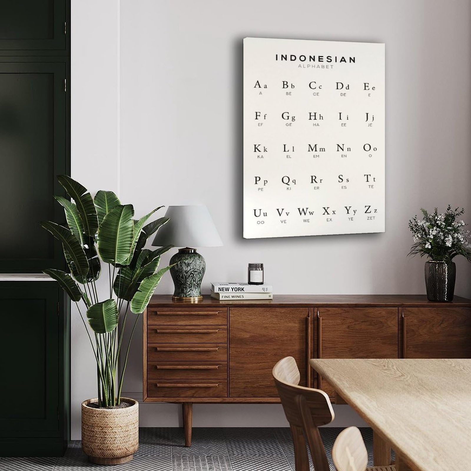 Indonesian Alphabet Gelukkig Door Nieuw Leven Brief In Indonesische