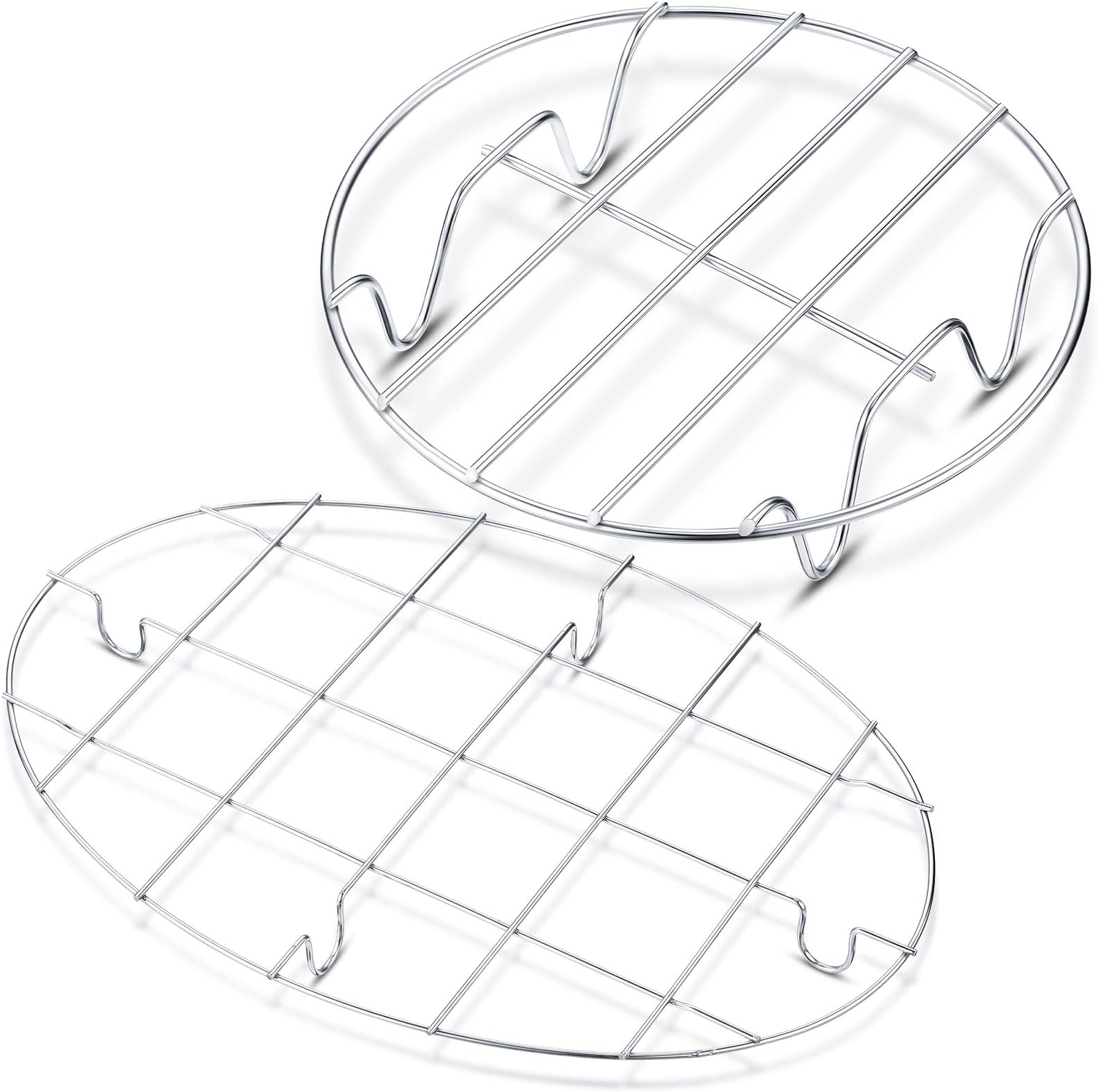 Amazon.com: P&P CHEF Round Cooking Rack, 3 Pcs (7½” & 9” & 10½ ...