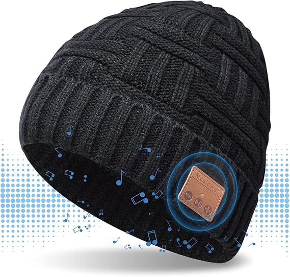 Amazon.com: Bluetooth Beanie Hat Men And Women Stocking Stuffers for ...