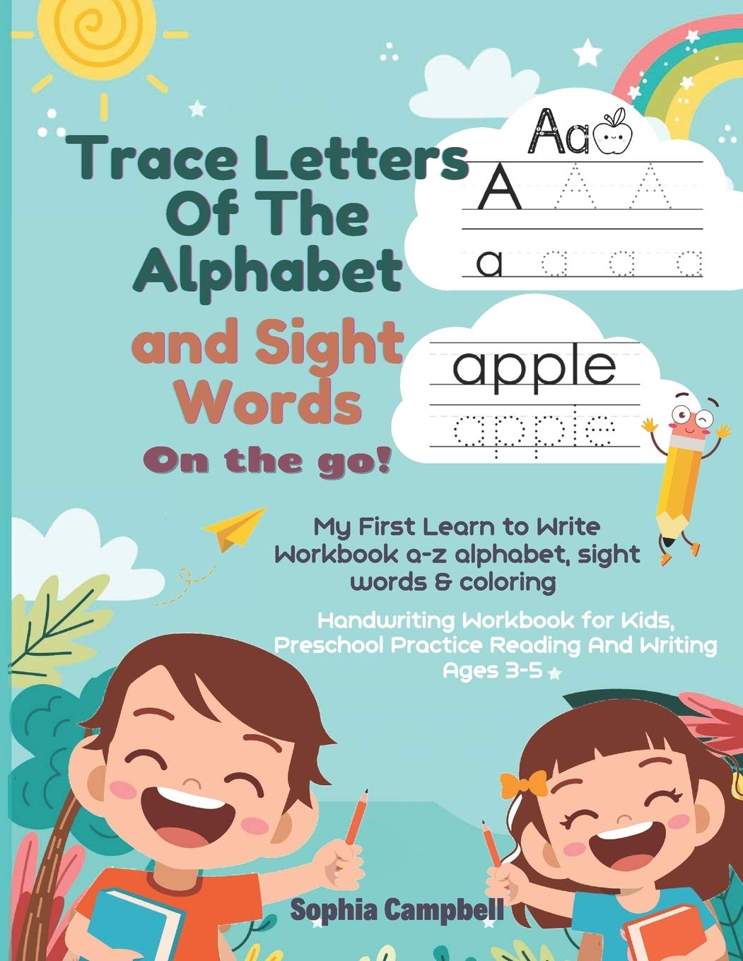 Buy Trace Letters Of The Alphabet and Words on the go: My First Learn ...