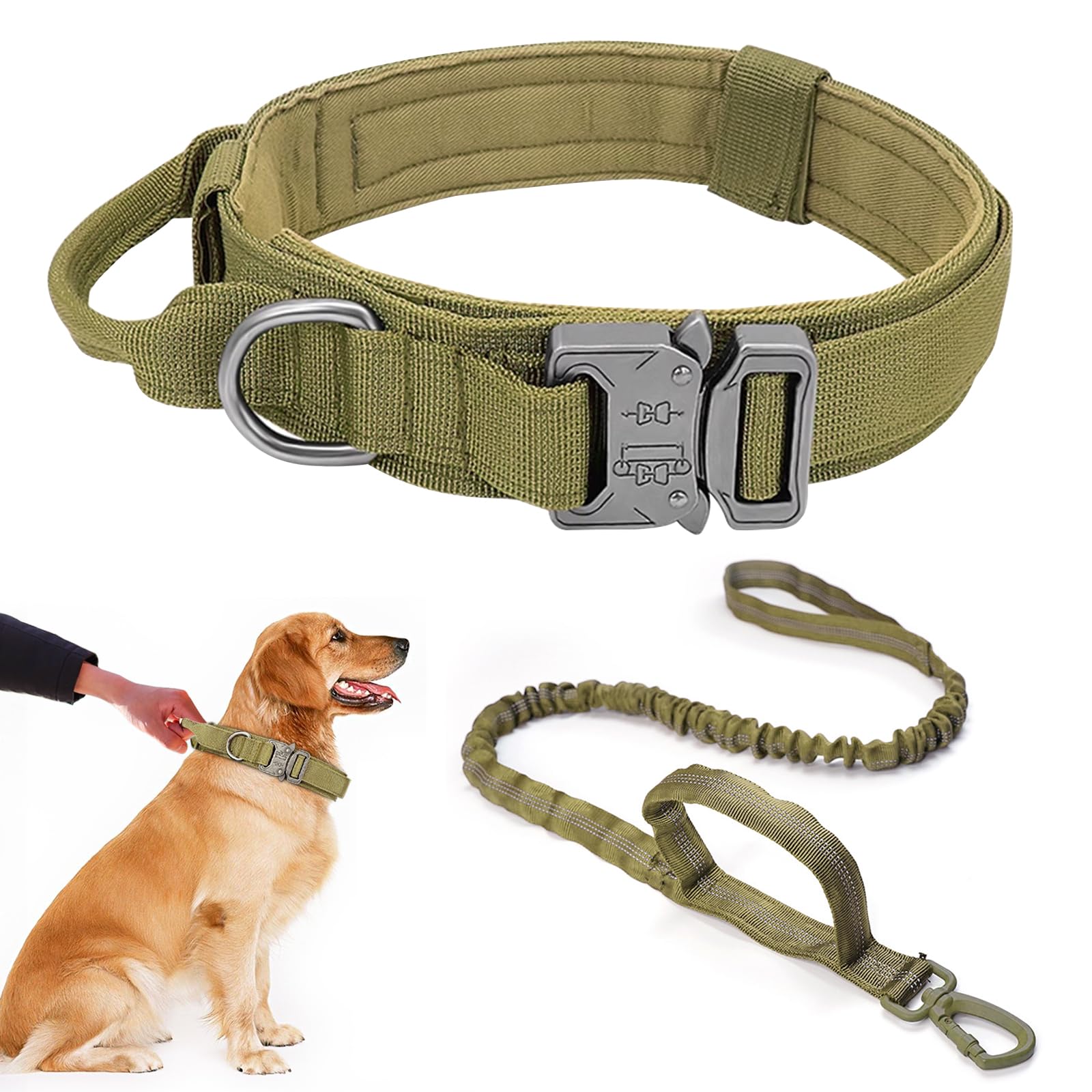 Jasonwell Collar para Perro Táctico - Collares de Perro Militar con ...