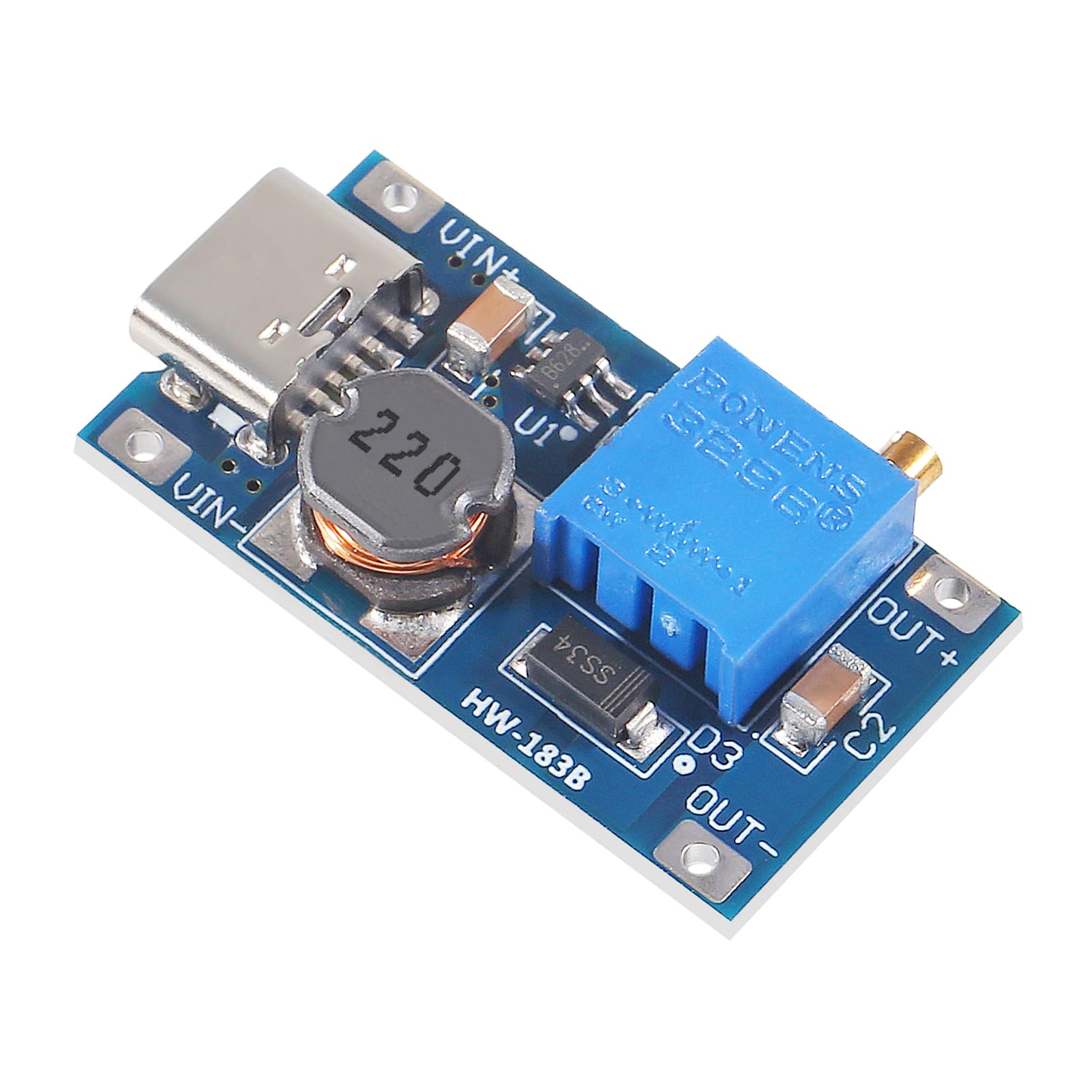 Snapklik.com : 15Pcs Boost Module MT3608 DC-DC Step Up Converter 2A ...