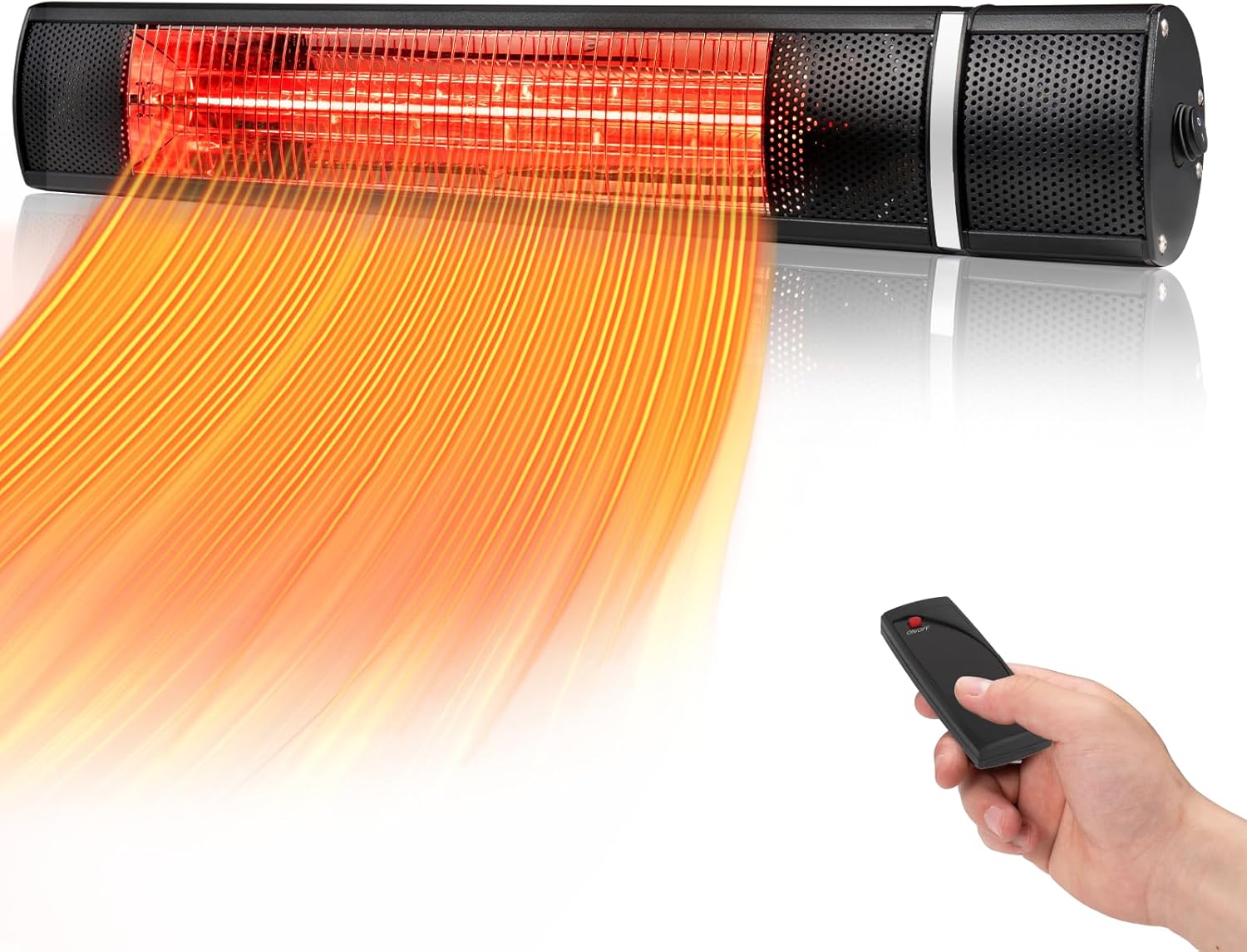 Amazon.com: Sunnflame 1500-Watt Wall Mounted Electric Infrared Patio ...