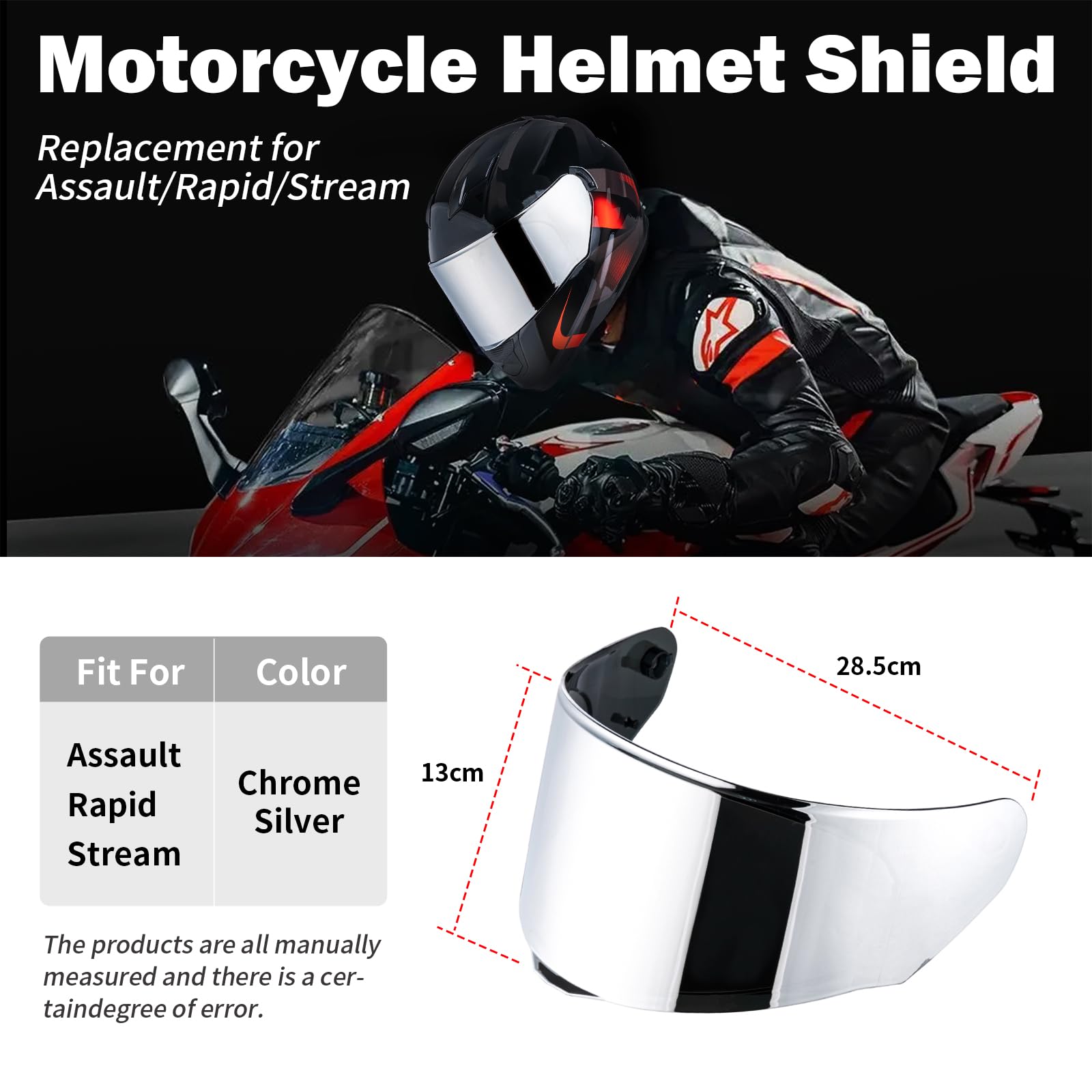 Anti Fog Motorcycle Helmet Replacement Face Shields HJC Anti Fog Clear