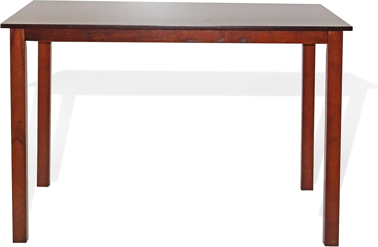 Amazon.com - Rectangular Wooden Dining Kitchen Table, Traditional ...