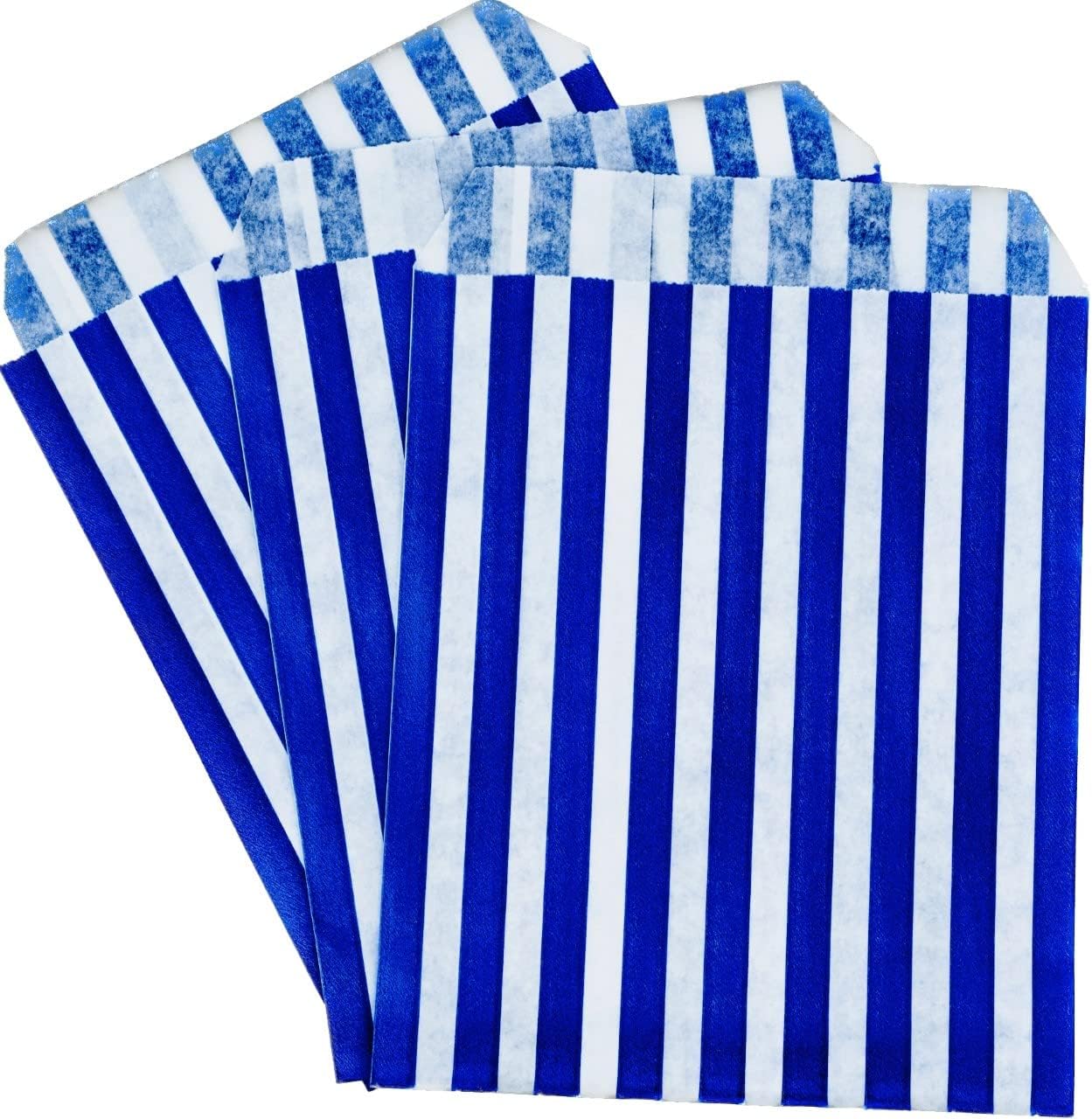 The Paper Bag Company Candy Stripe Paper Bags, 5 x 7 Inches - Gold ...