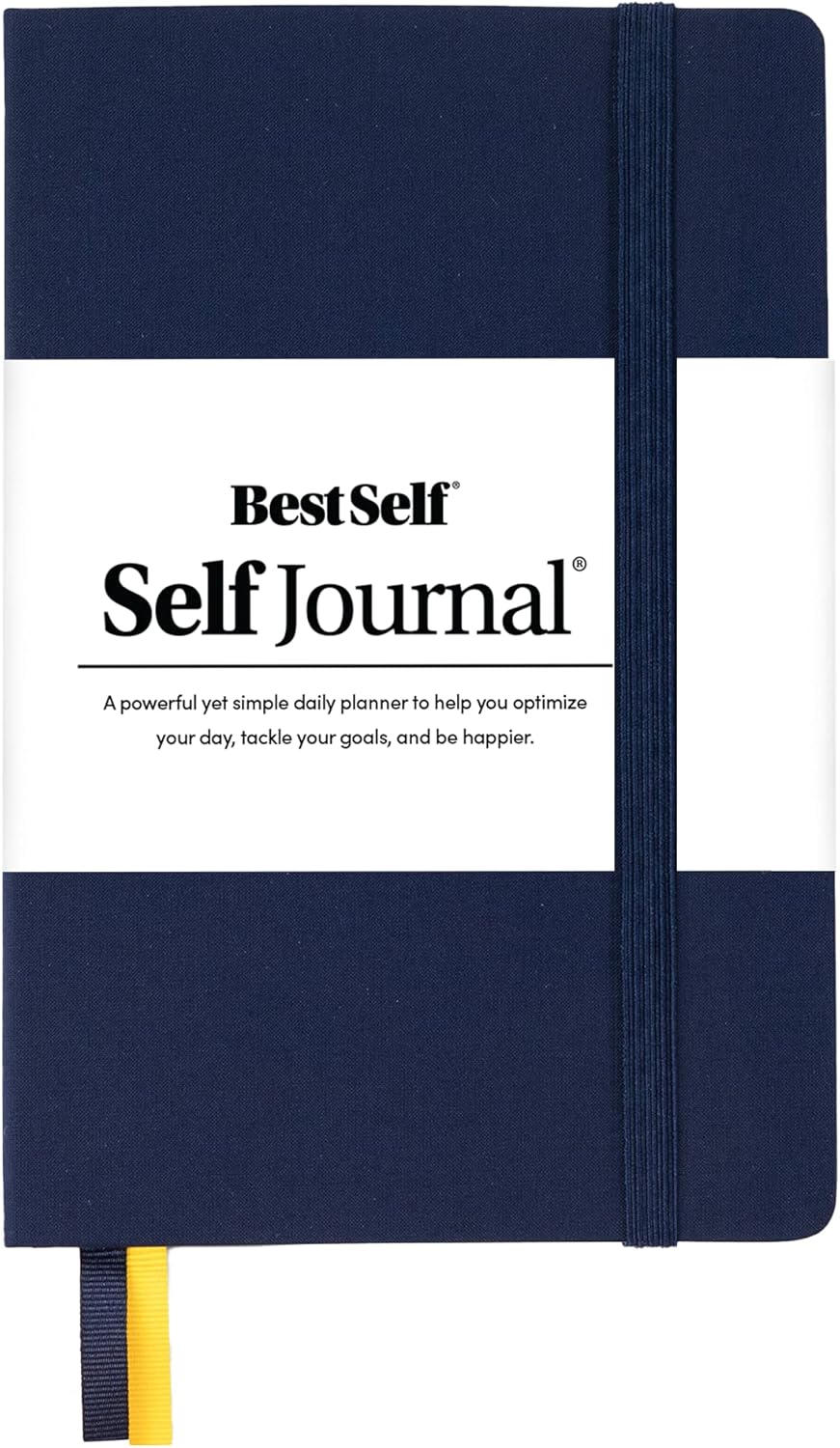 Amazon.com : BestSelf Self Journal Midnight - Undated 13-Week Journal ...