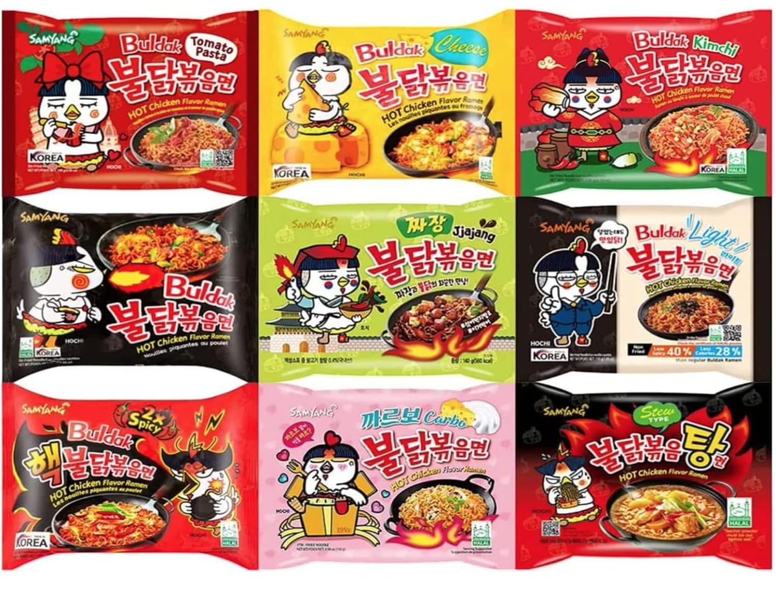 Spicehub Samyang Korean Buldak Hot Chicken Spicy Ramen Noodles ...