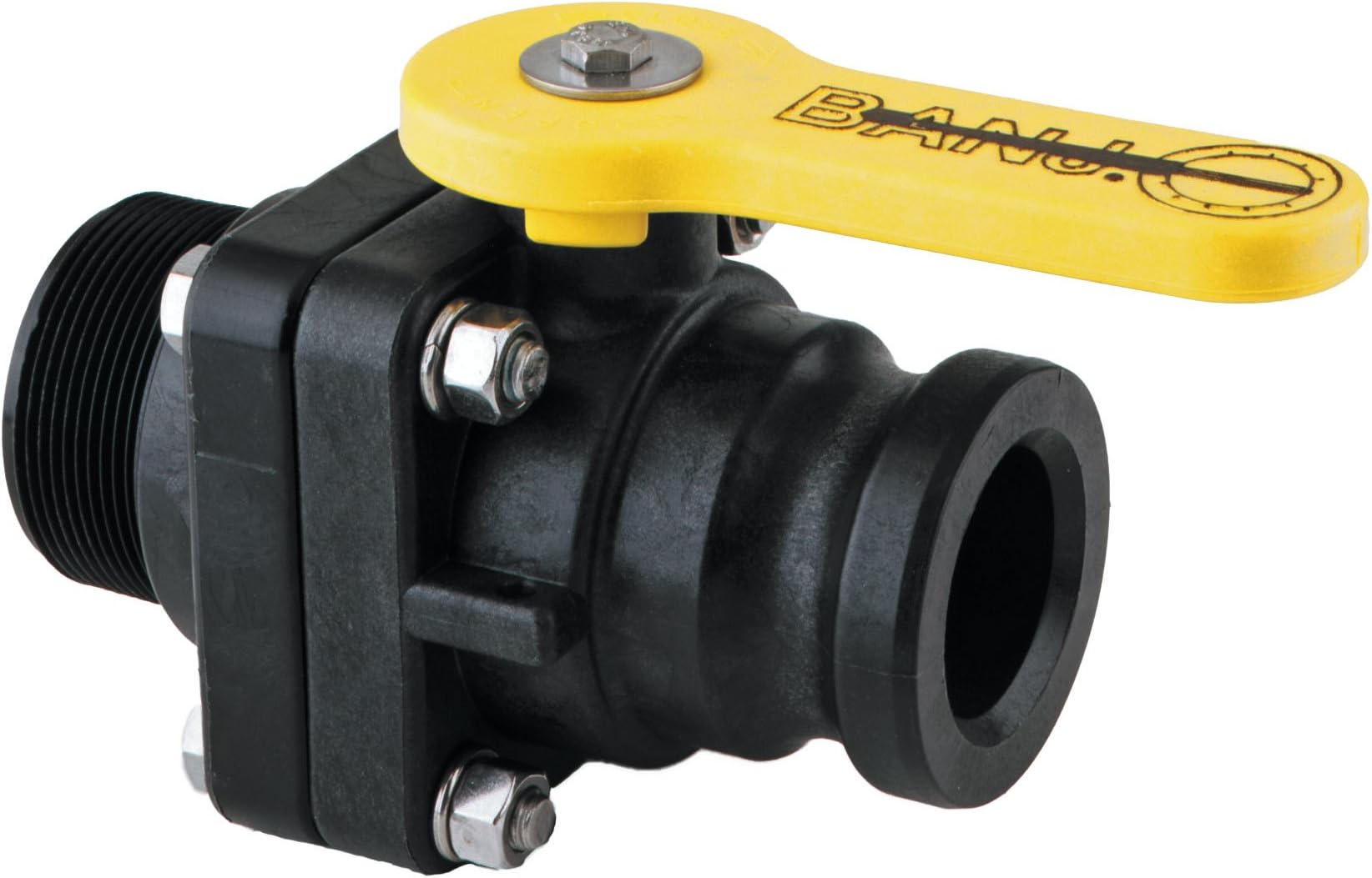Amazon.com: Banjo MV200CF 2" Manifold Flange Ball Valve, Polypropylene ...