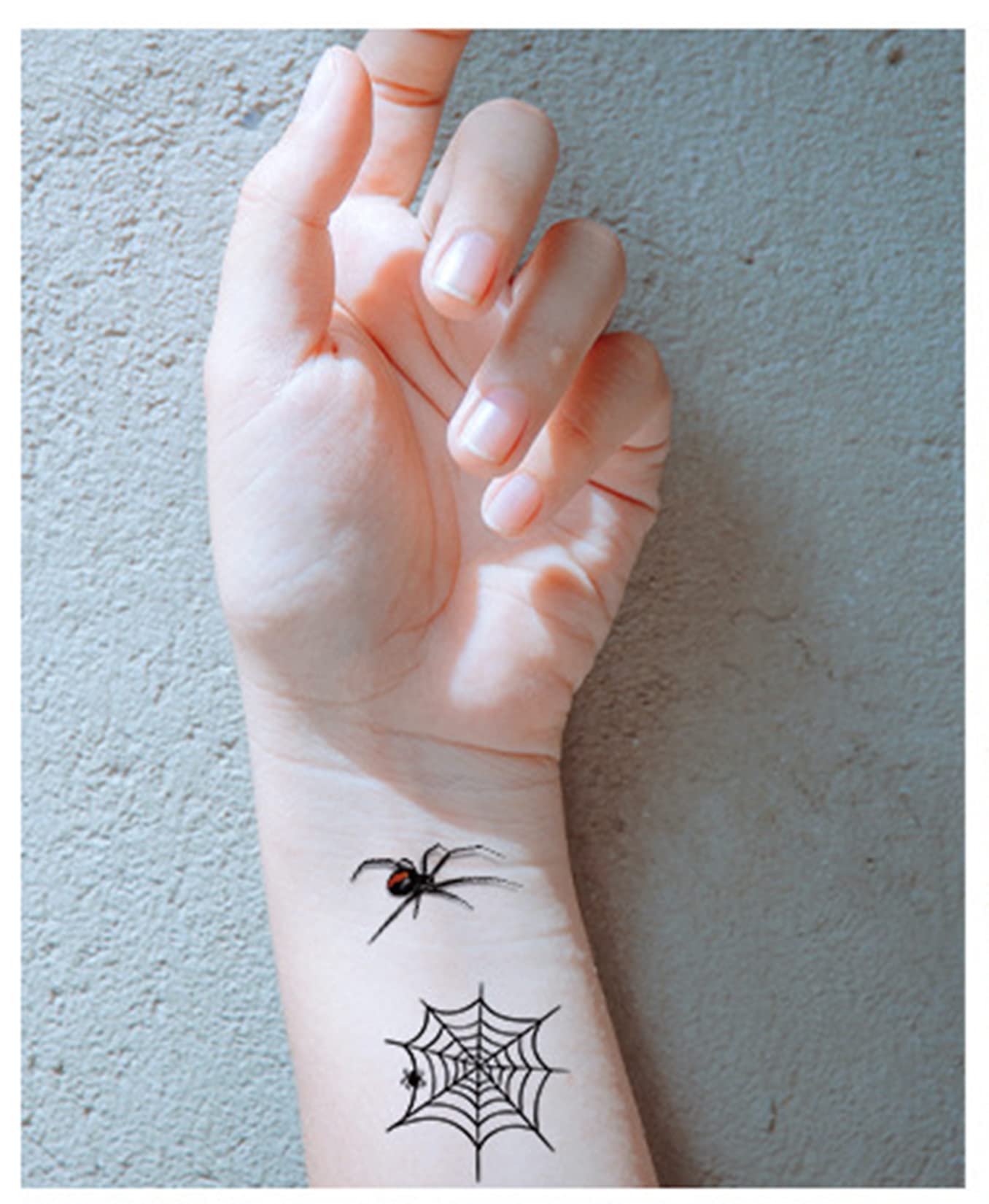 Spider Web Tattoo On Hand