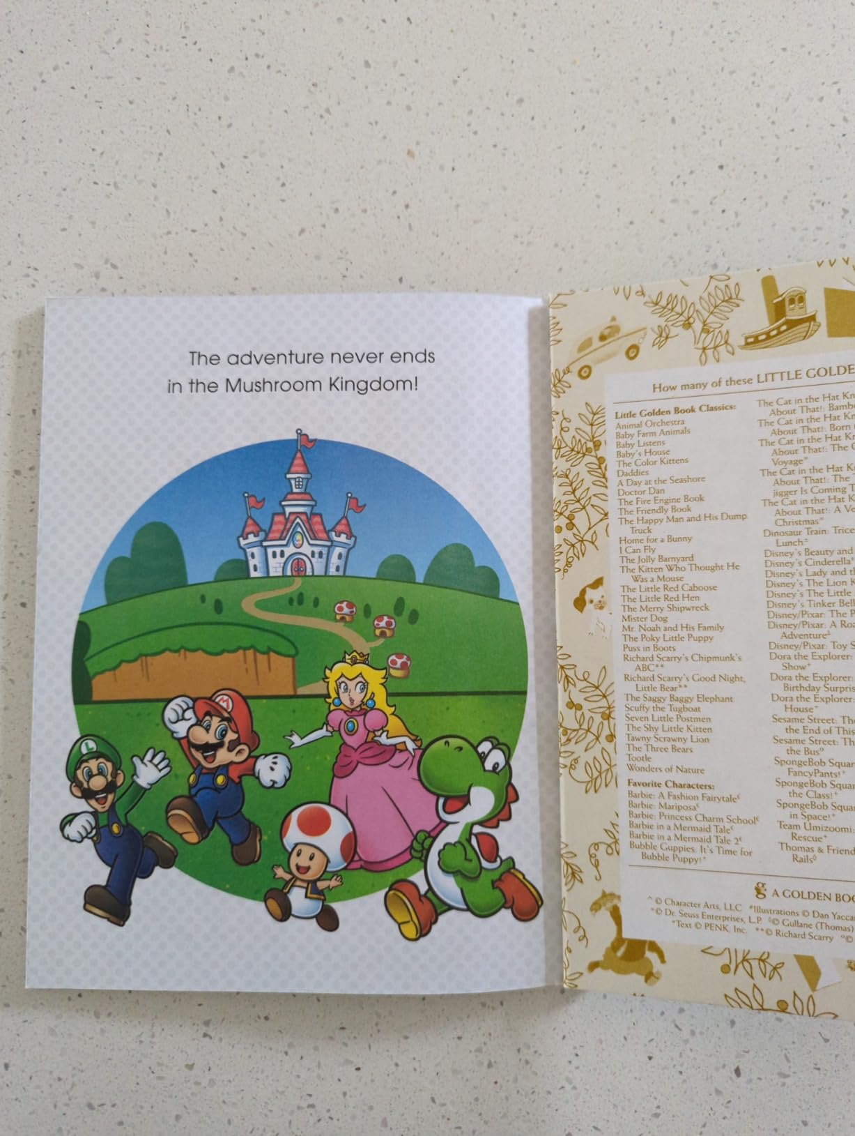 LGB Super Mario Little Golden Book (Nintendo) : FOXE, STEVE: Amazon.com ...