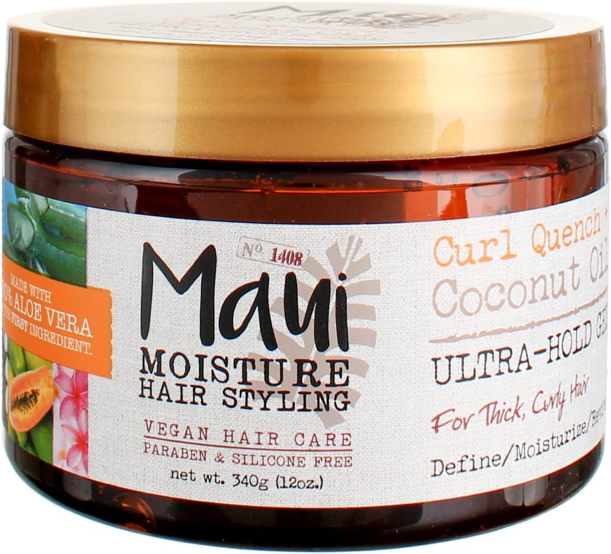 Amazon.com: Maui Moisture Curl Quench + Coconut Oil Anti-Frizz Curl ...