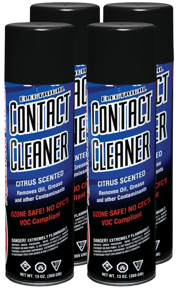 Maxima 72920-4PK Electrical Contact Aerosol Cleaner, 52 fl. oz., 4 Pack ...