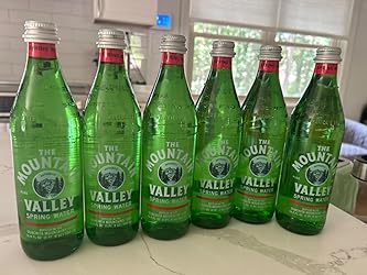 Amazon.com: Mountain Valley, Spring Water, Glass Bottle, 16.9 ounces ...