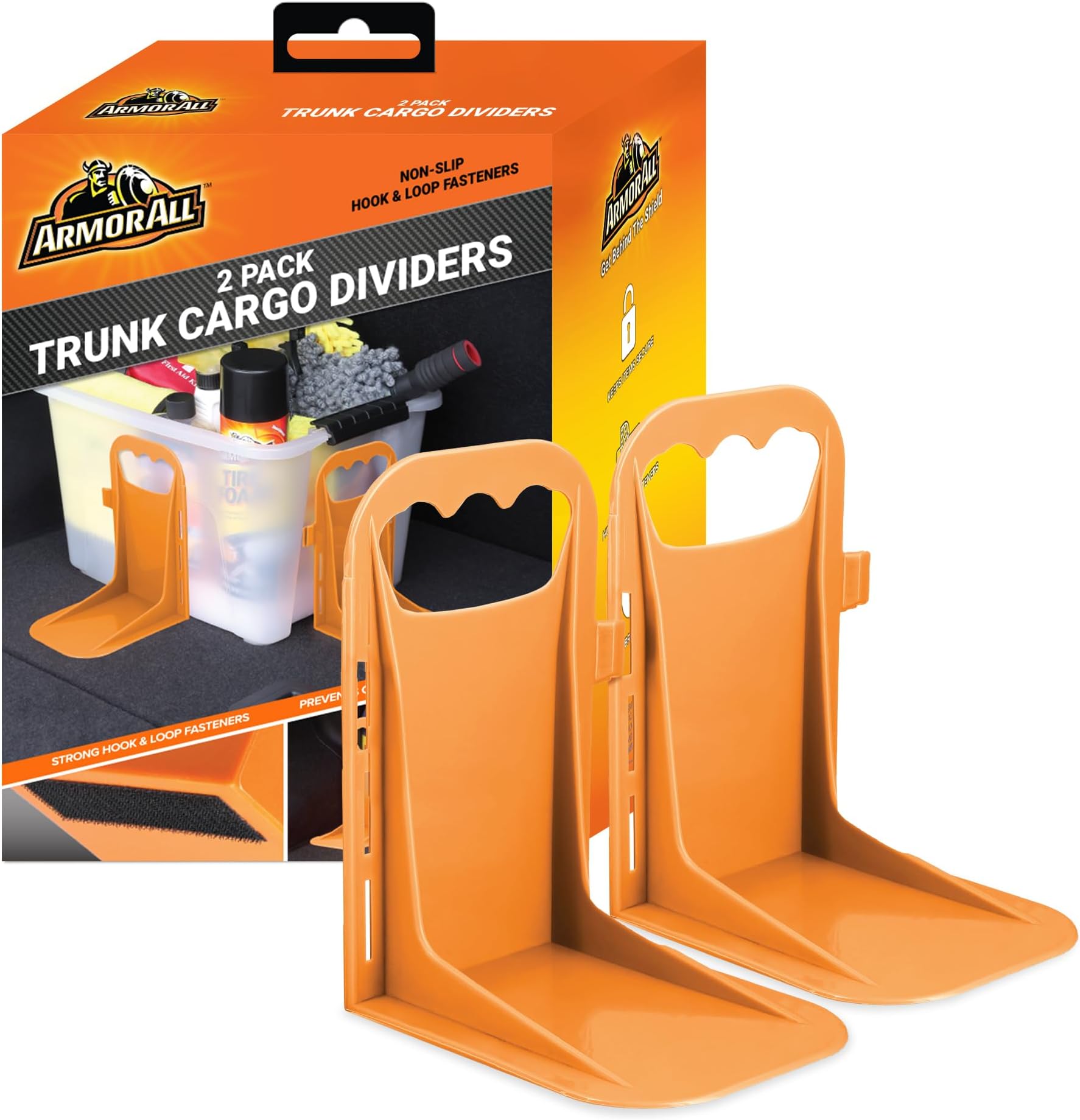 Amazon.com: Armor All Trunk Cargo Blocks, 2 Pack of Cargo Dividers ...