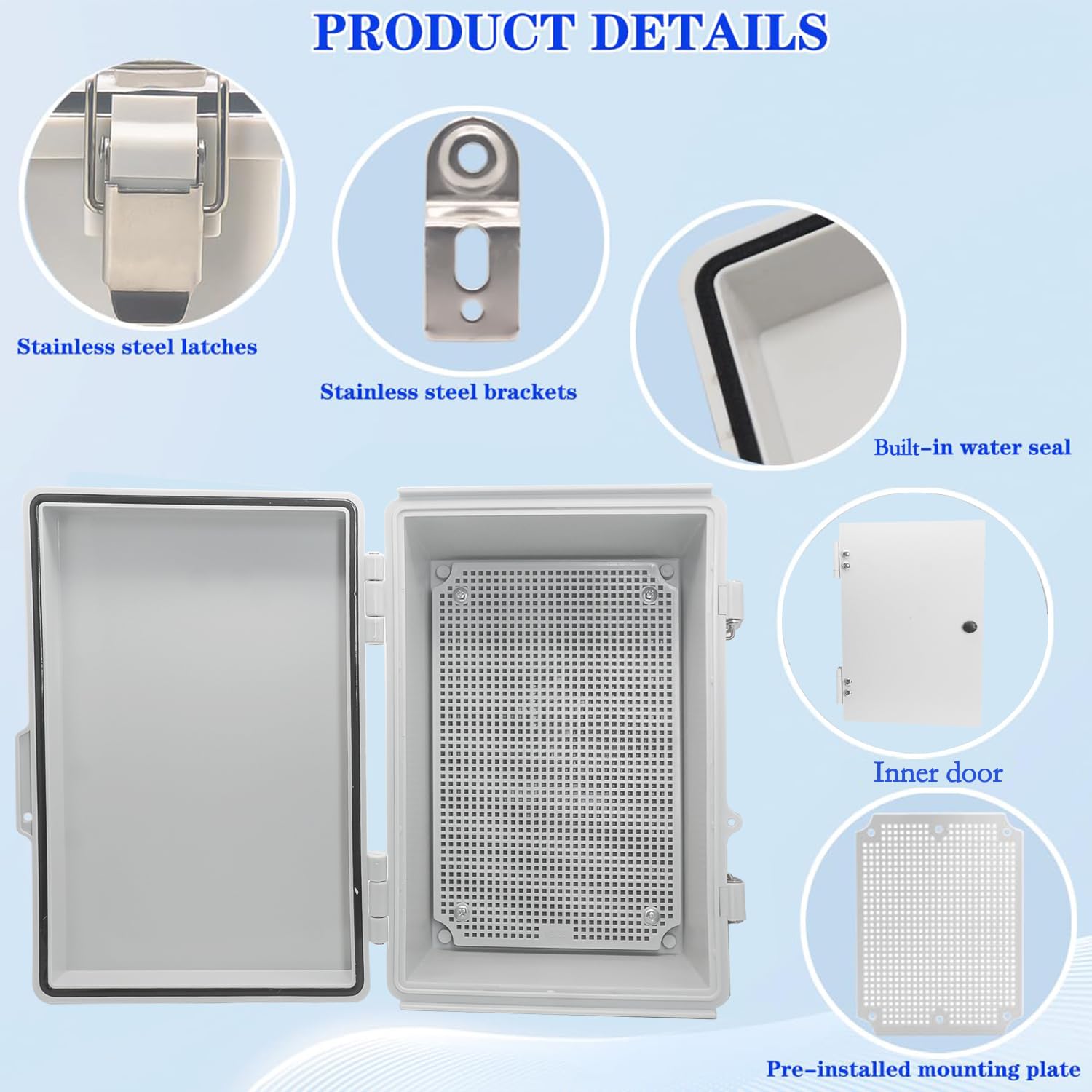 Snapklik.com : Waterproof Outdoor Electrical Box Junction Box ...