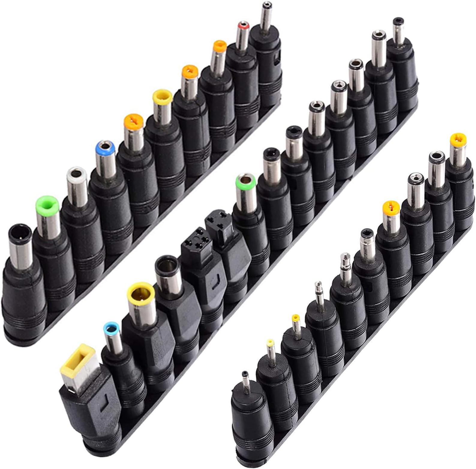 Amazon.com: 34 Pcs Universal Laptop Notebook DC Plug Set Jack Tips for ...