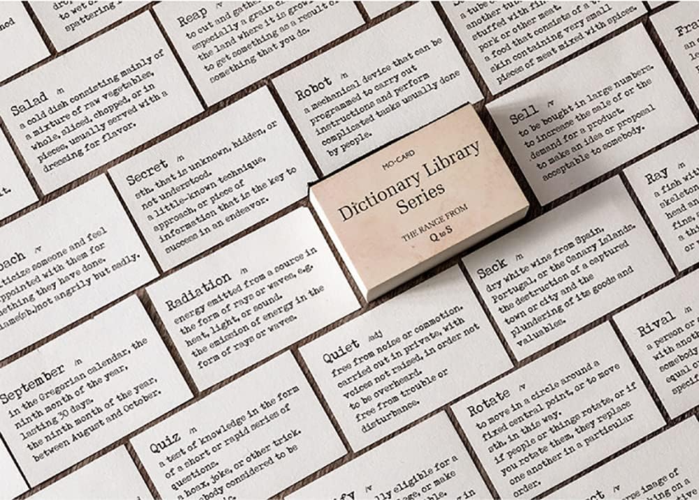 600 piezas de papel decorativo de diccionario pequeño vintage mini ...