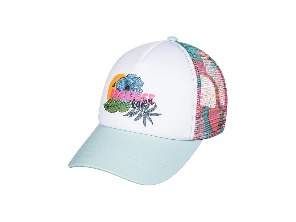 Roxy Donut Spain Trucker Hat (Blue Surf Kartoffel Tropical) Caps ...