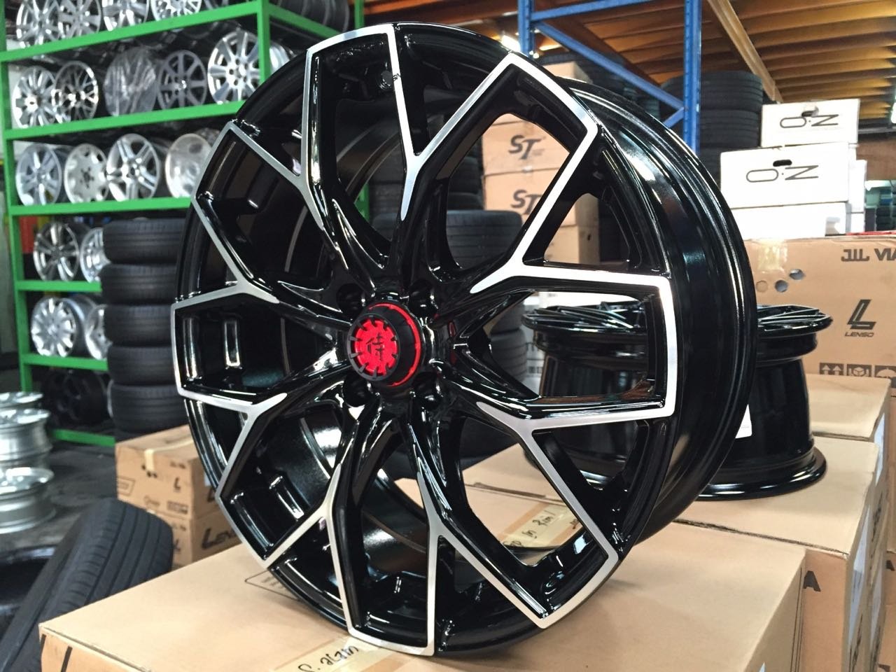 King of Rims Lenso 17 inch Samurai Musashi wheel PCD 4x100 a set of 4 ...
