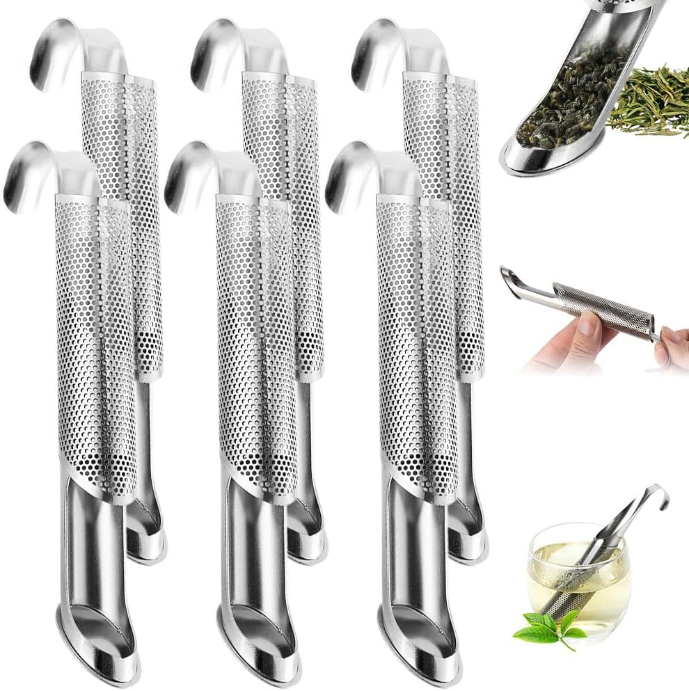 Amazon.com: Stainless Steel Tea Infuser with Hook Handle - 6PCS Bulk ...